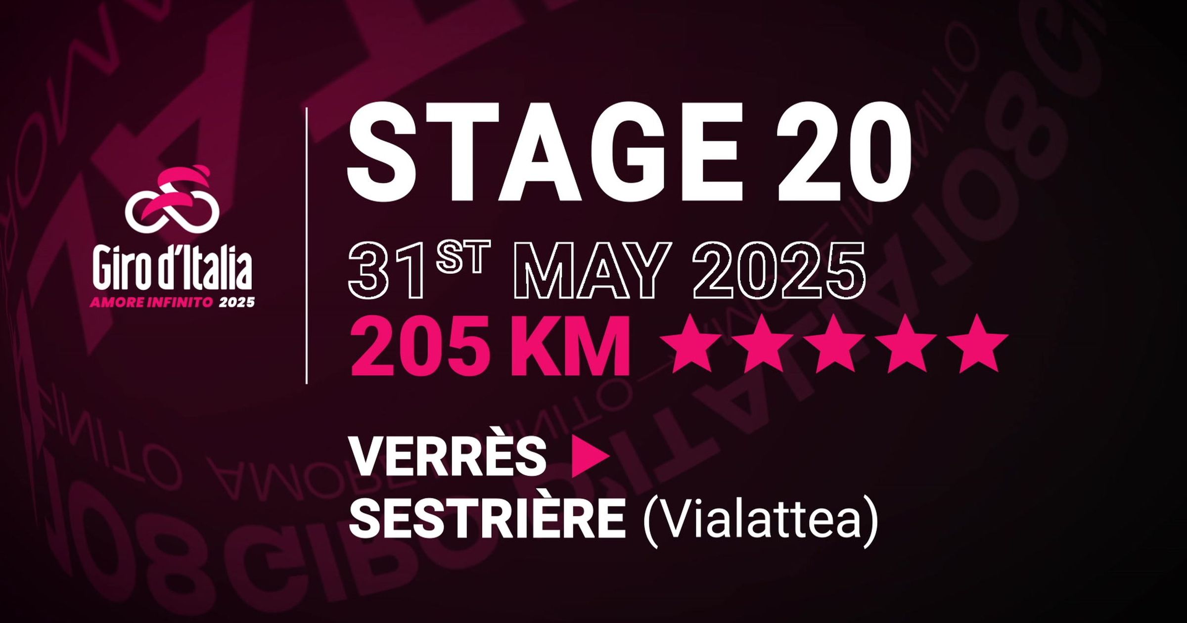 Giro de Italia 2025 | Perfil y recorrido de la 20ª etapa: Verrès ...