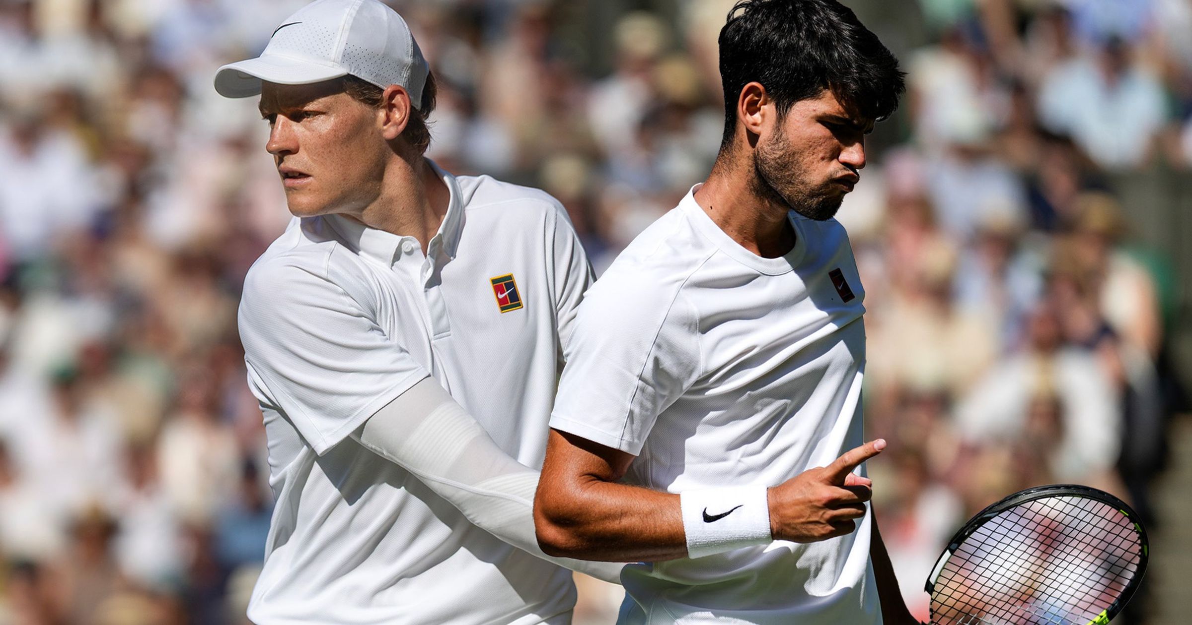 Wimbledon 2025 / simple messieurs – L'un marche dessus, l'autre joue ...