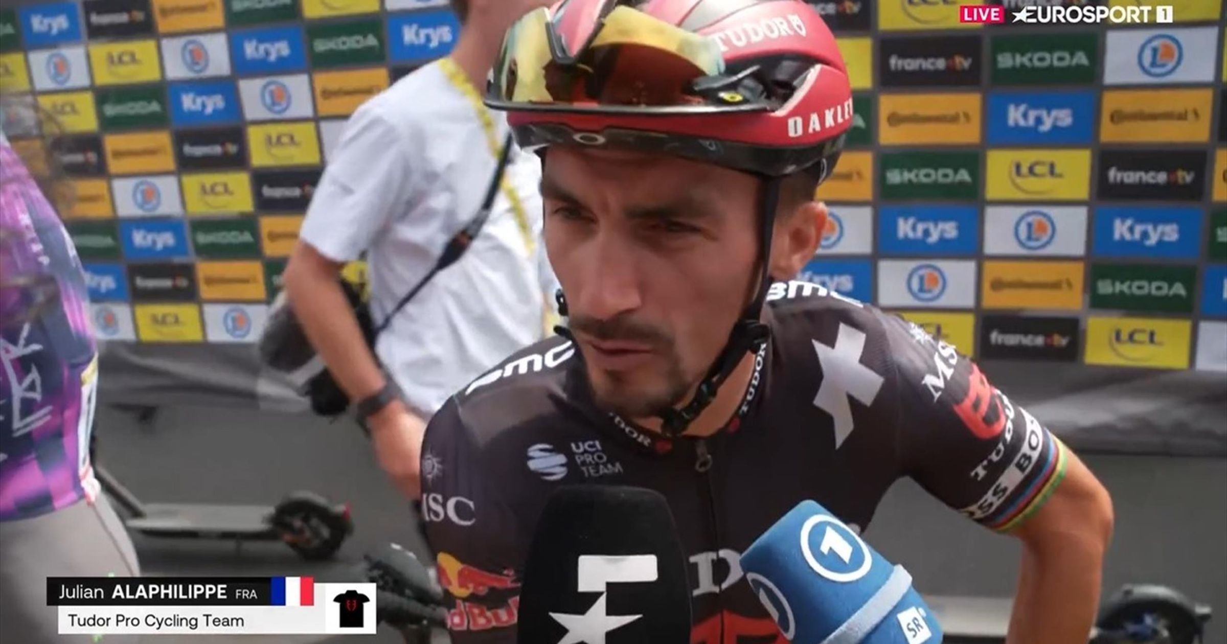 Tour - 10e étape - Julian Alaphilippe (Tudor) : "On en chie, comme tout ...