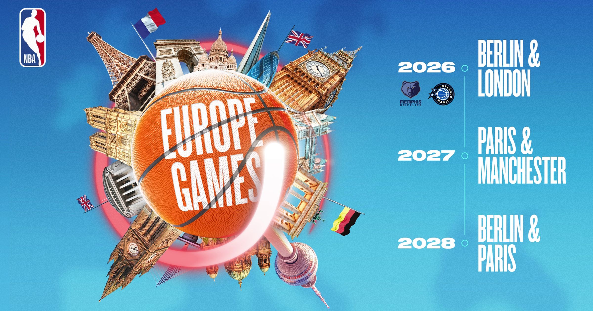 L'NBA torna in Europa: Magic-Grizzlies a Berlino e a Londra nel gennaio ...
