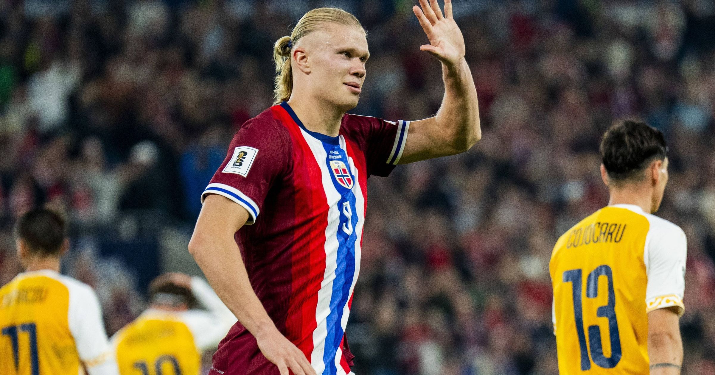 Erling Haaland strzelił pięć goli w meczu Norwegia - Mołdawia. Pierwszy ...