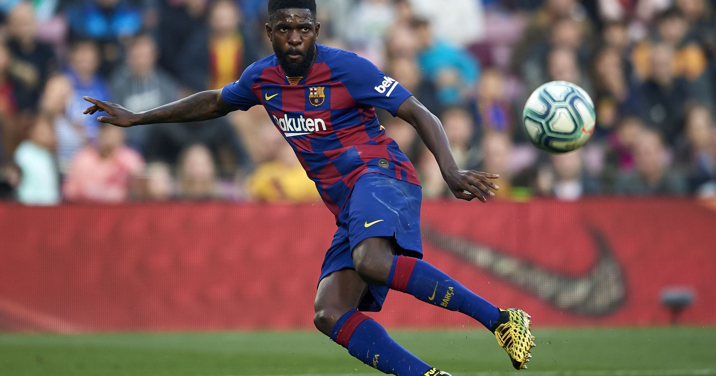 Samuel Umtiti, były piłkarz Barcelony i mistrz świata z reprezentacją ...