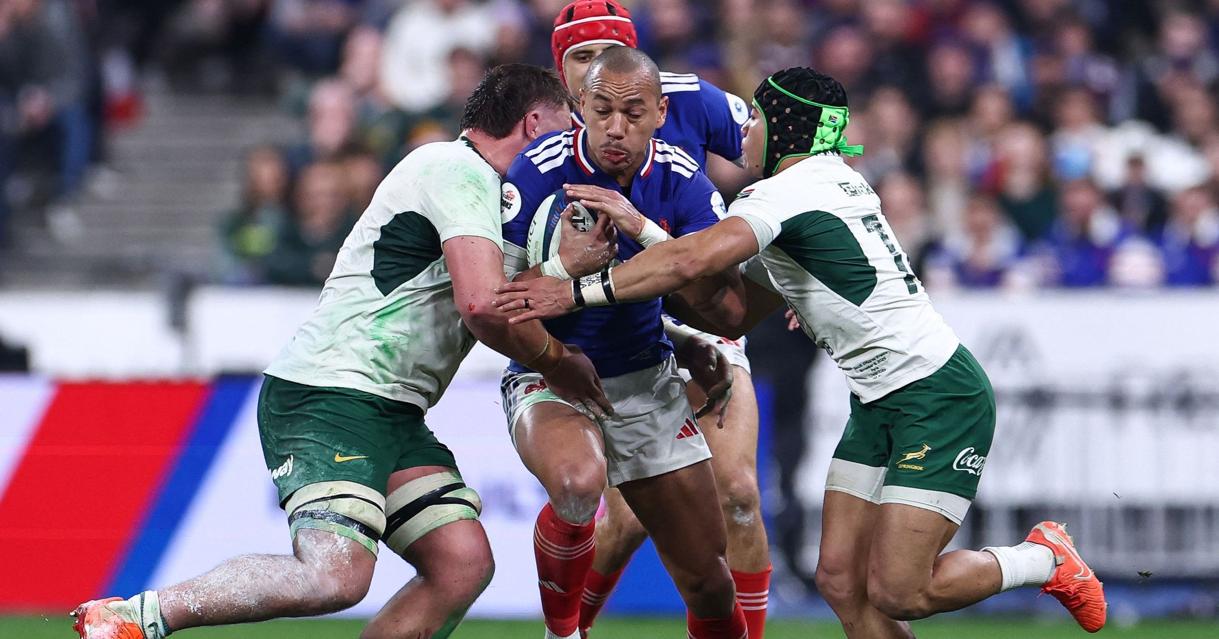 Étouffée, l'équipe de France s'incline contre l'Afrique du Sud au Stade ...