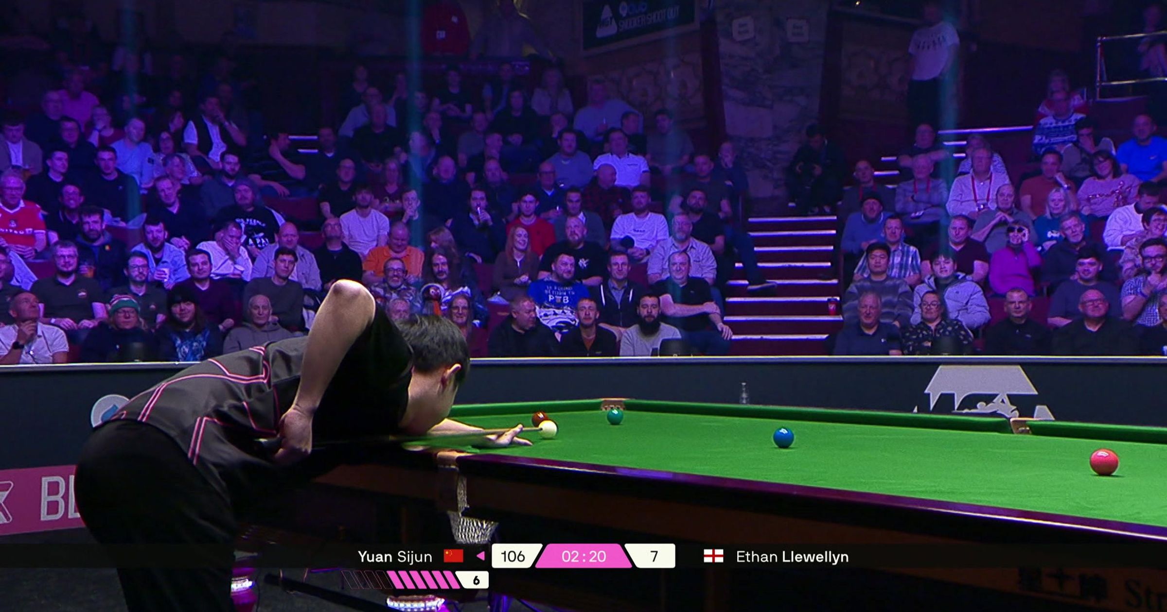 Shoot Out in Blackpool - Yuan Sijun schafft das Highlight des Turniers ...