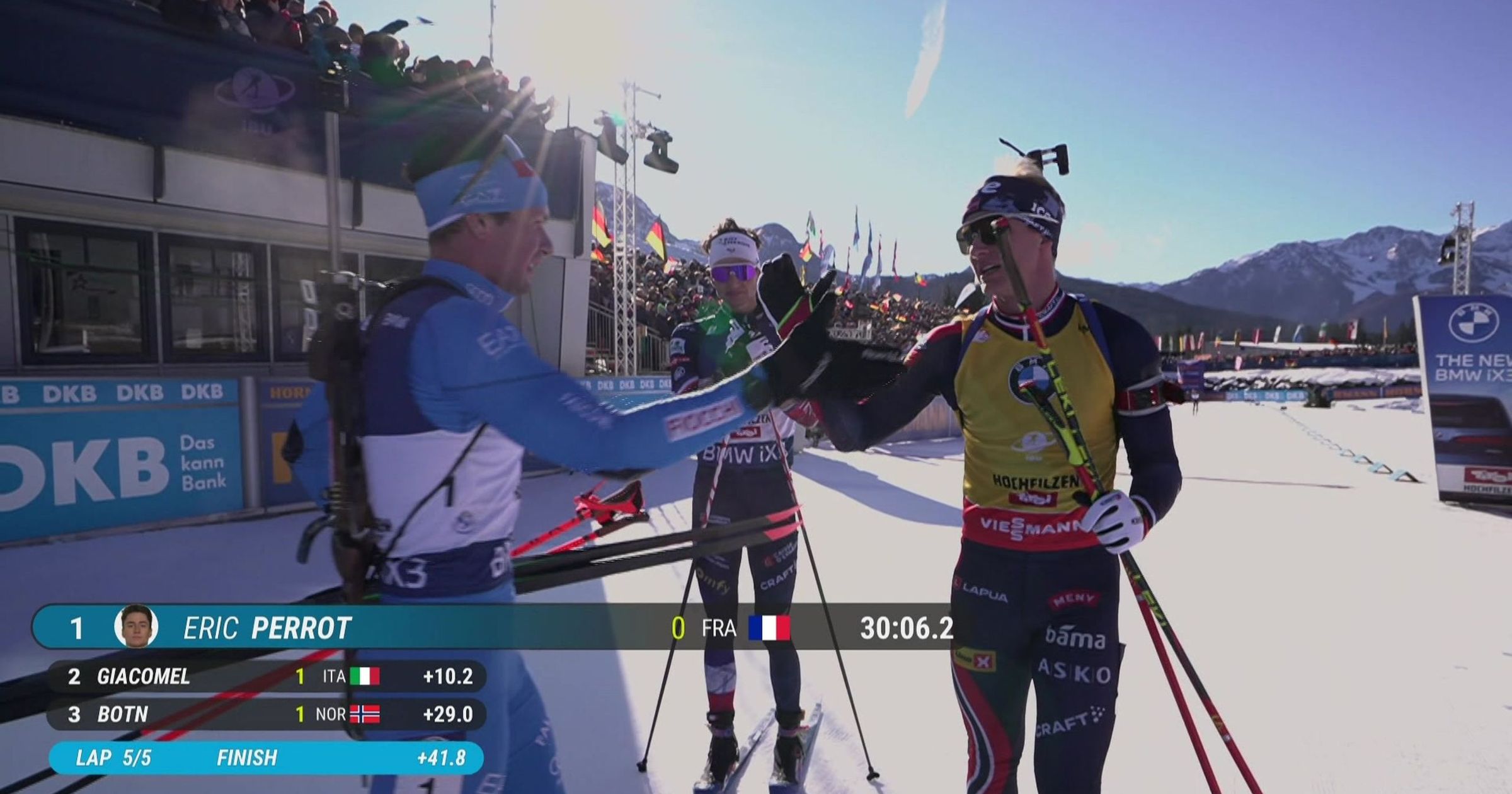 Eric Perrot wint achtervolging in Hochfilzen – één schot wordt nummer ...