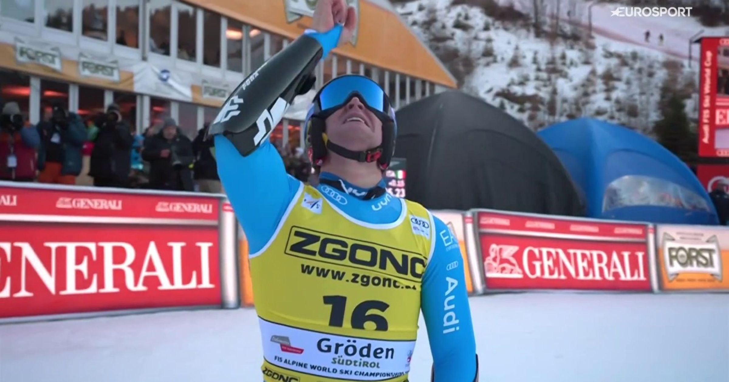 Giovanni Franzoni da brividi! 3° posto in Super G sulla Saslong e ...