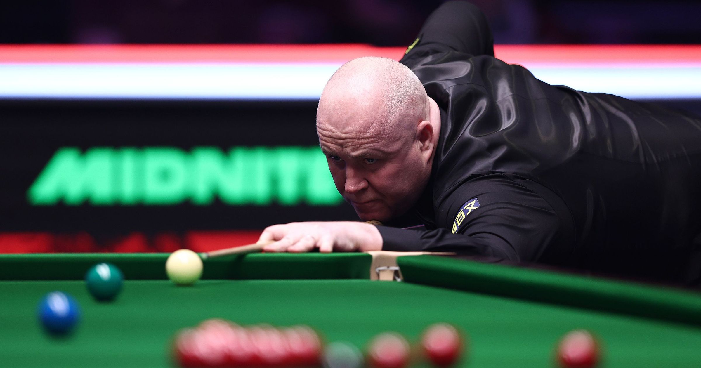 John Higgins w ćwierćfinale turnieju Masters 2026. Barry Hawkins ...