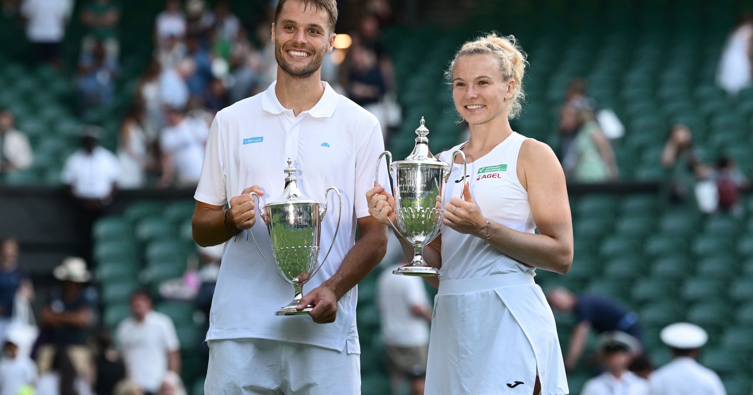 Wimbledon-kampioenen Sem Verbeek en Katerina Siniakova naar ...