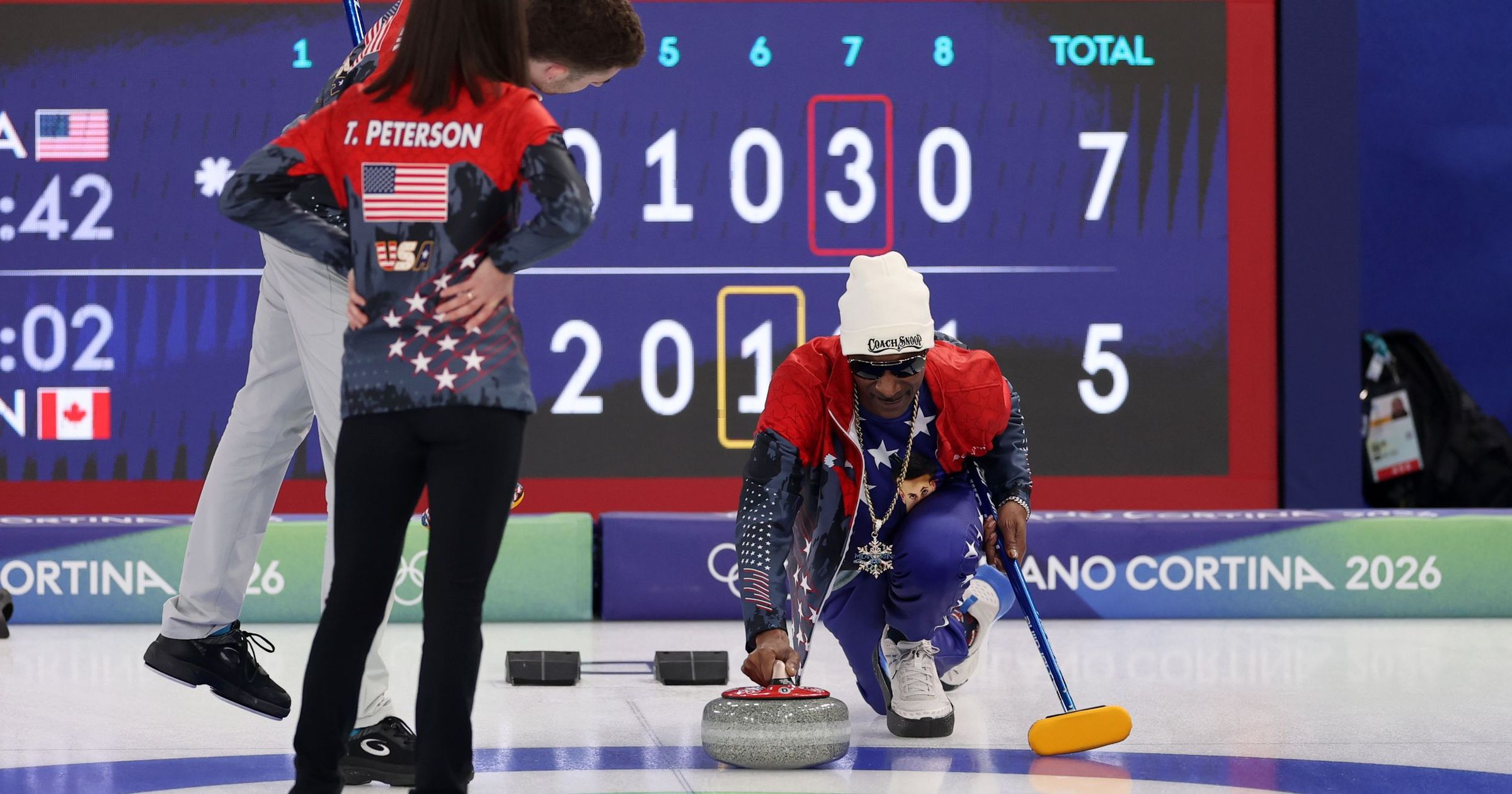 Snoop Dogg alaposan megszenvedett a curlinggel a téli olimpián ...