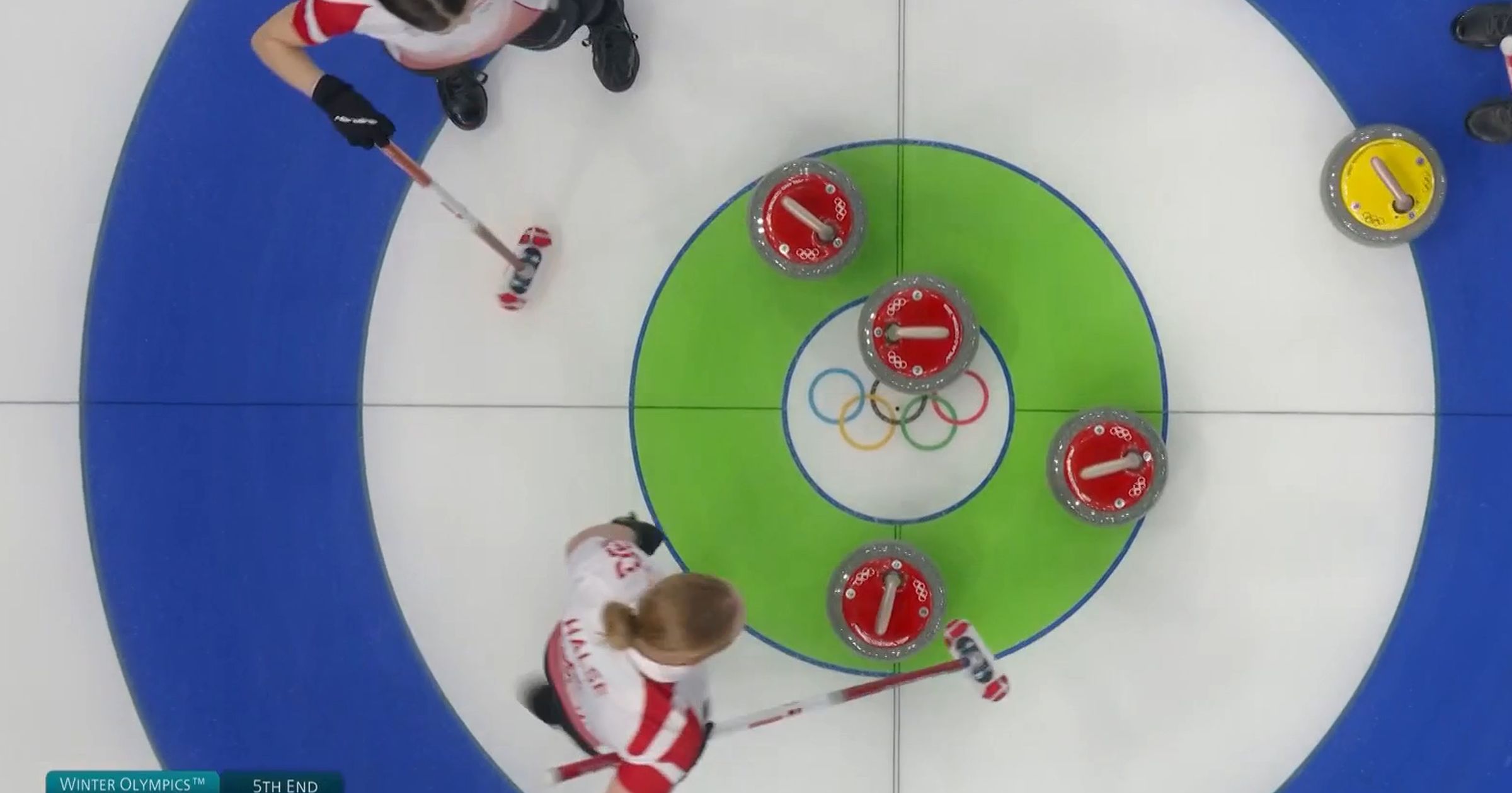 Danmark bagud i første curlingkamp ved vinter-OL efter fejl: Fire point ...