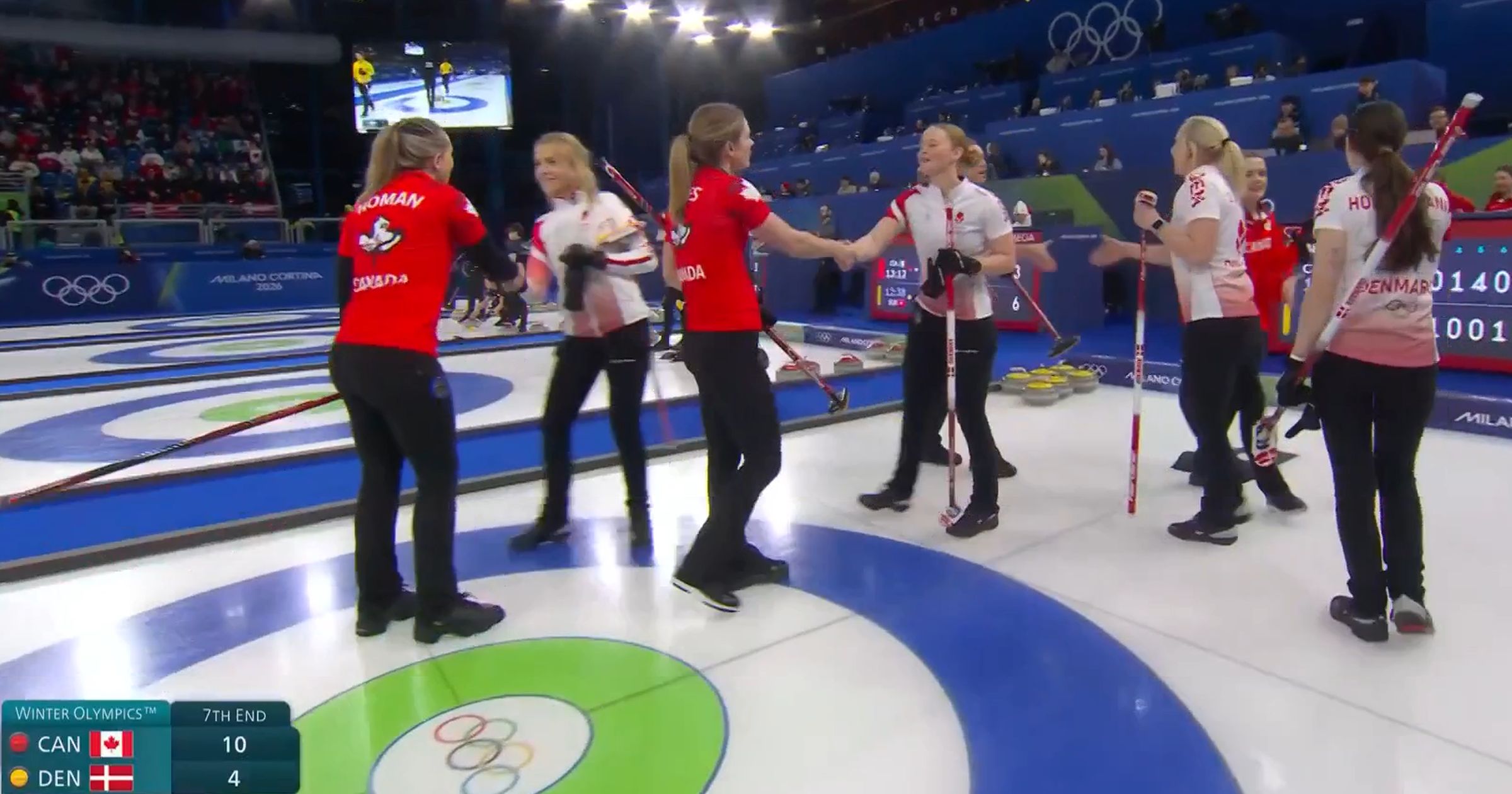 Vinter-OL 2026 Milano Cortina: Danmark kapitulerer i første curlingkamp ...