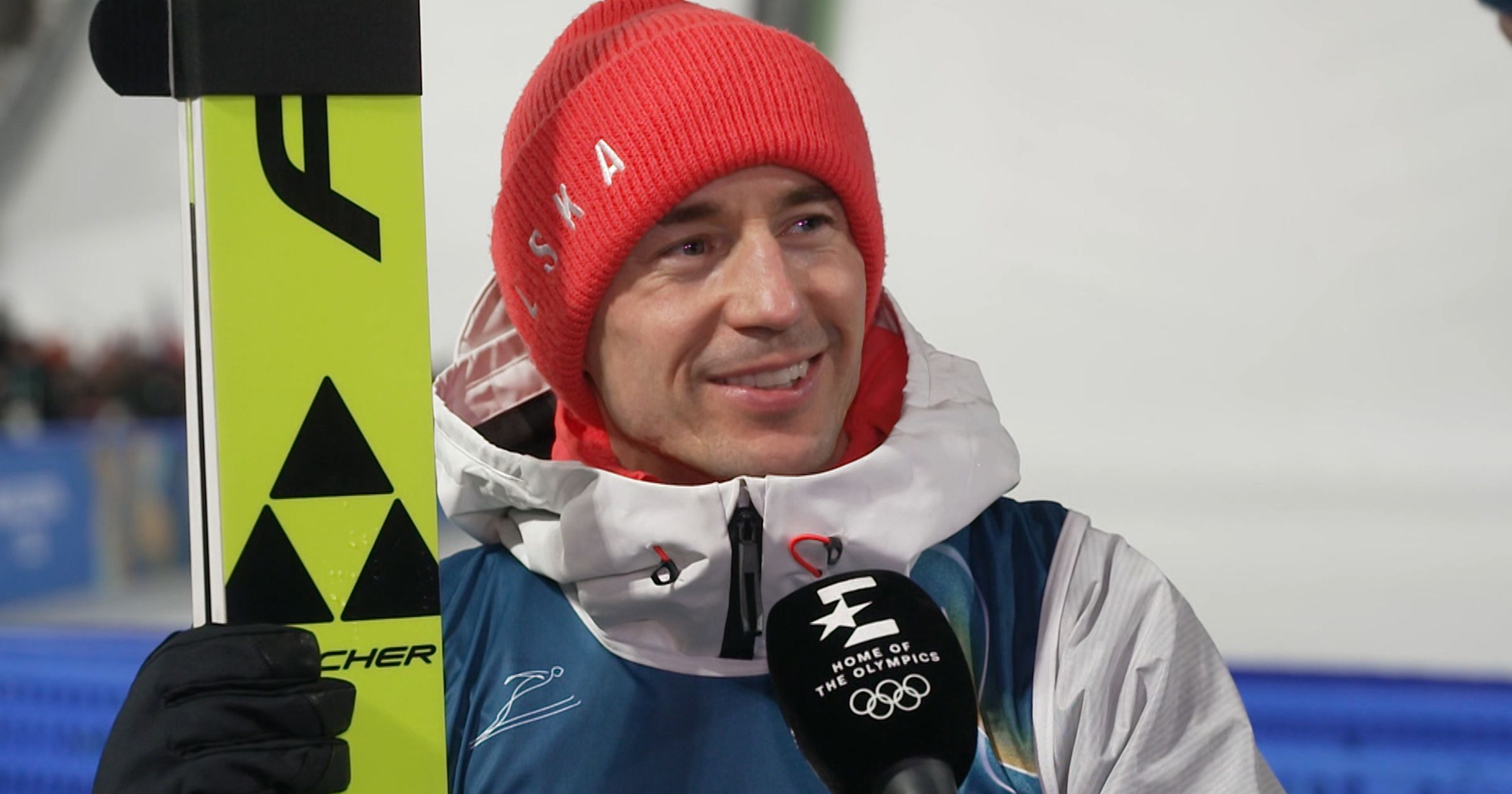Kamil Stoch po finałowej serii w konkursie indywidualnym na dużej ...
