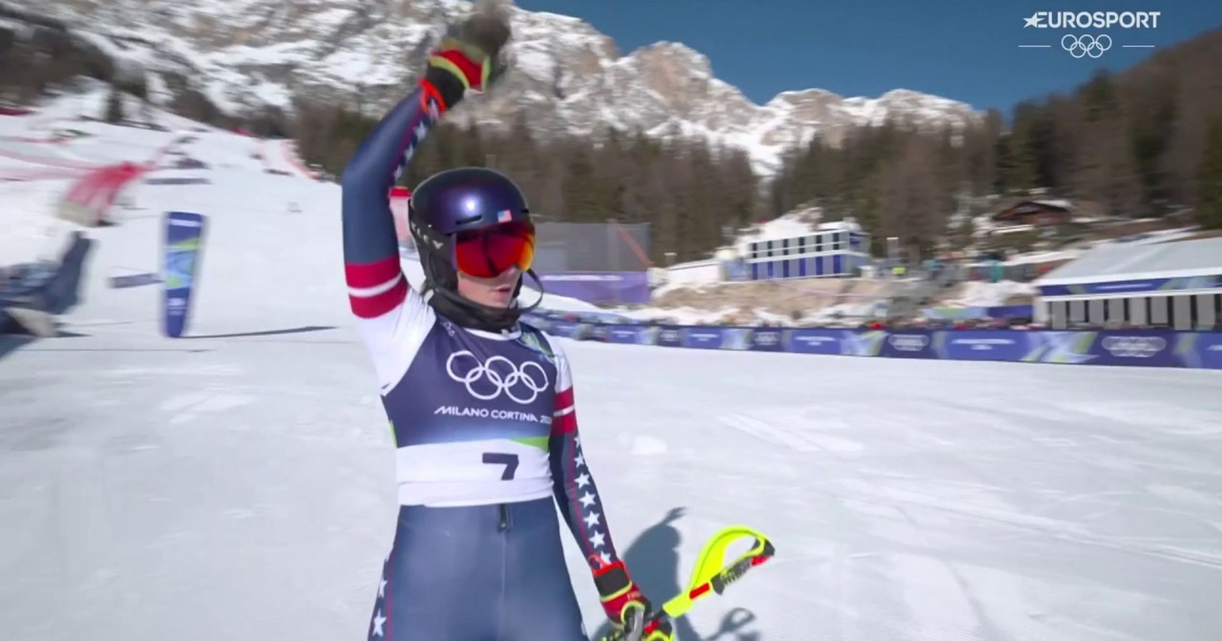 Shiffrin concentrata: la prima manche dello slalom è un assolo ...