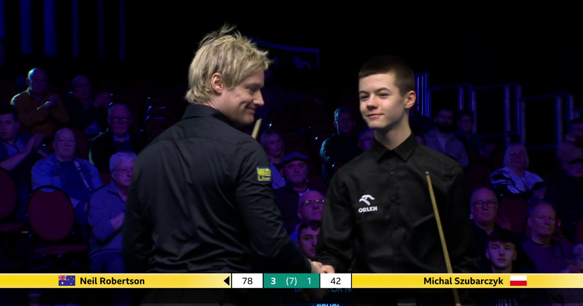 Neil Robertson verslaat toptalent Michal Szubarczyk met 4-1 op Welsh ...