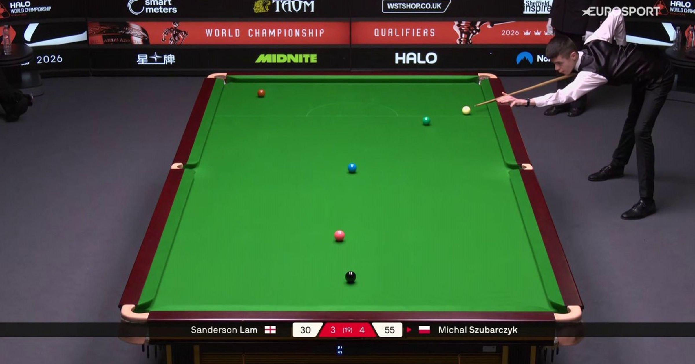 Snooker. Michał Szubarczyk prowadzi po pierwszej sesji kwalifikacji MŚ ...
