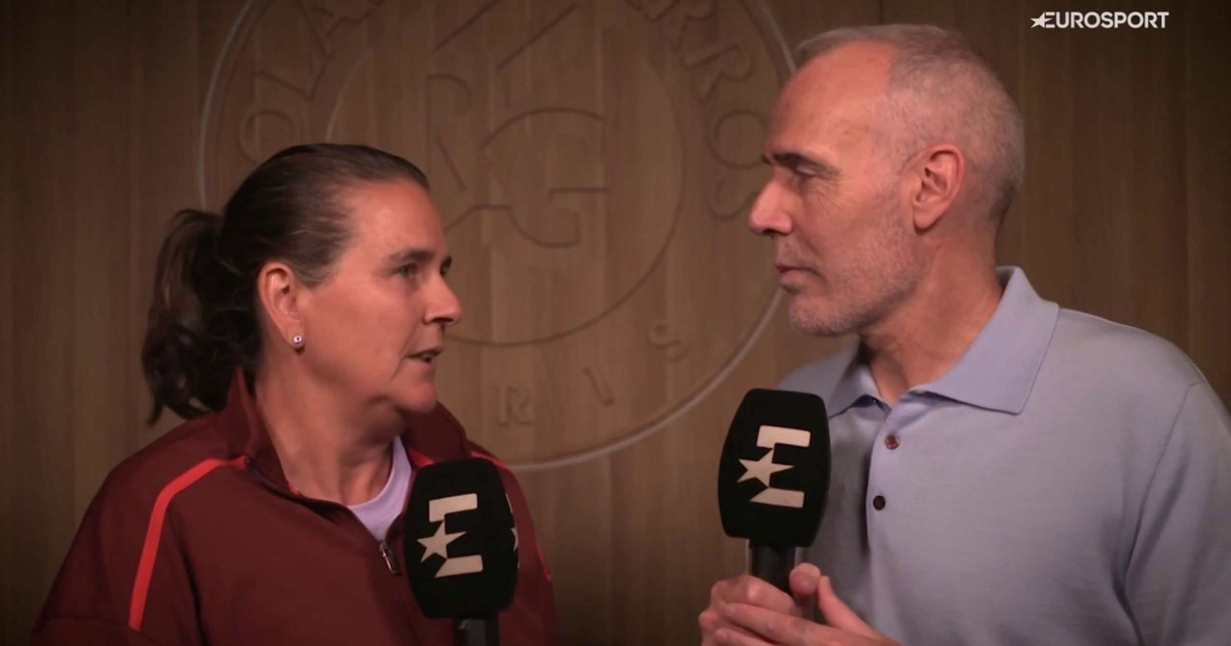 Conchita Martínez, en Eurosport con Álex Corretja: "Mirra lo pasó mal ...