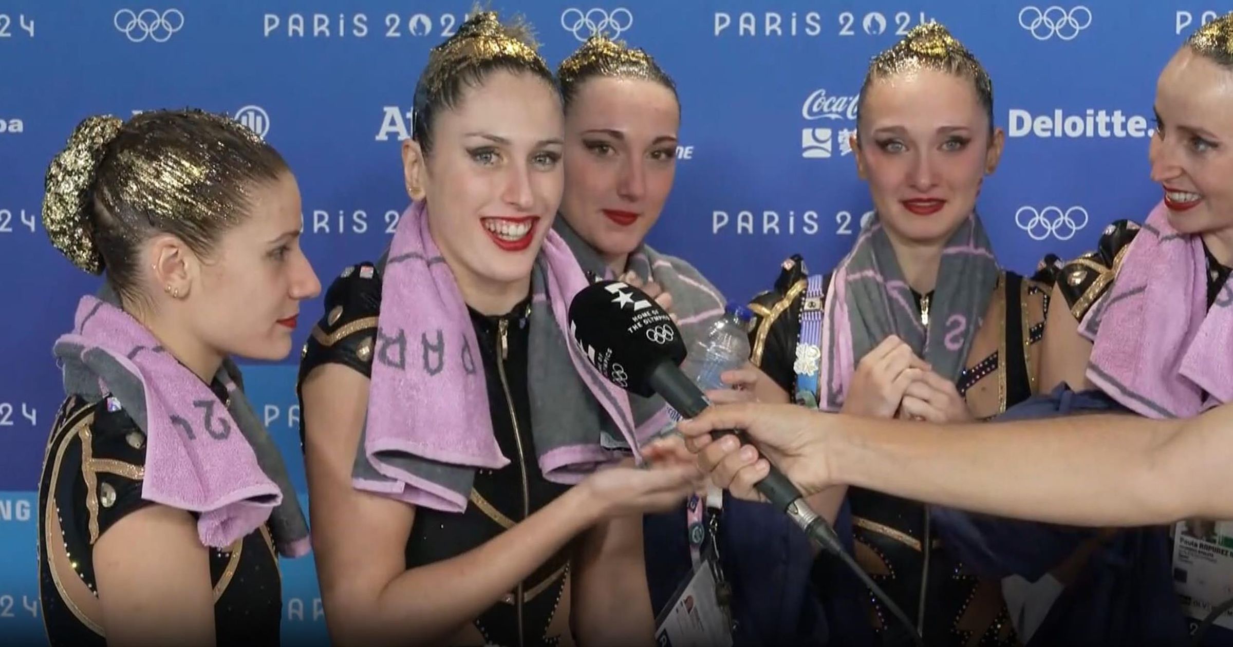París 2024 | Las medallistas de bronce en natación artística, en ...