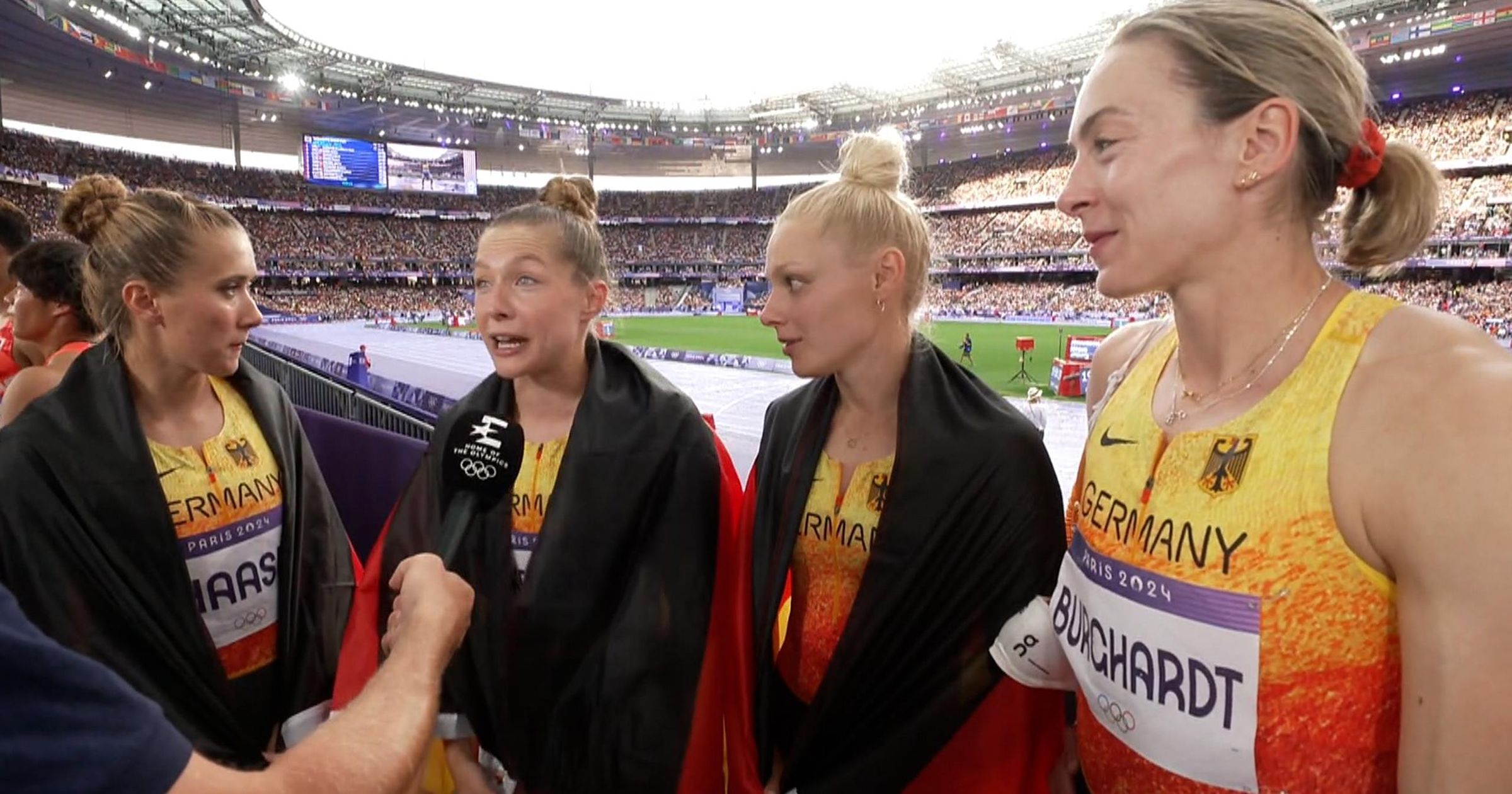 Olympia 2024 - Deutsche 100-Meter-Sprinterinnen überglücklich mit ...