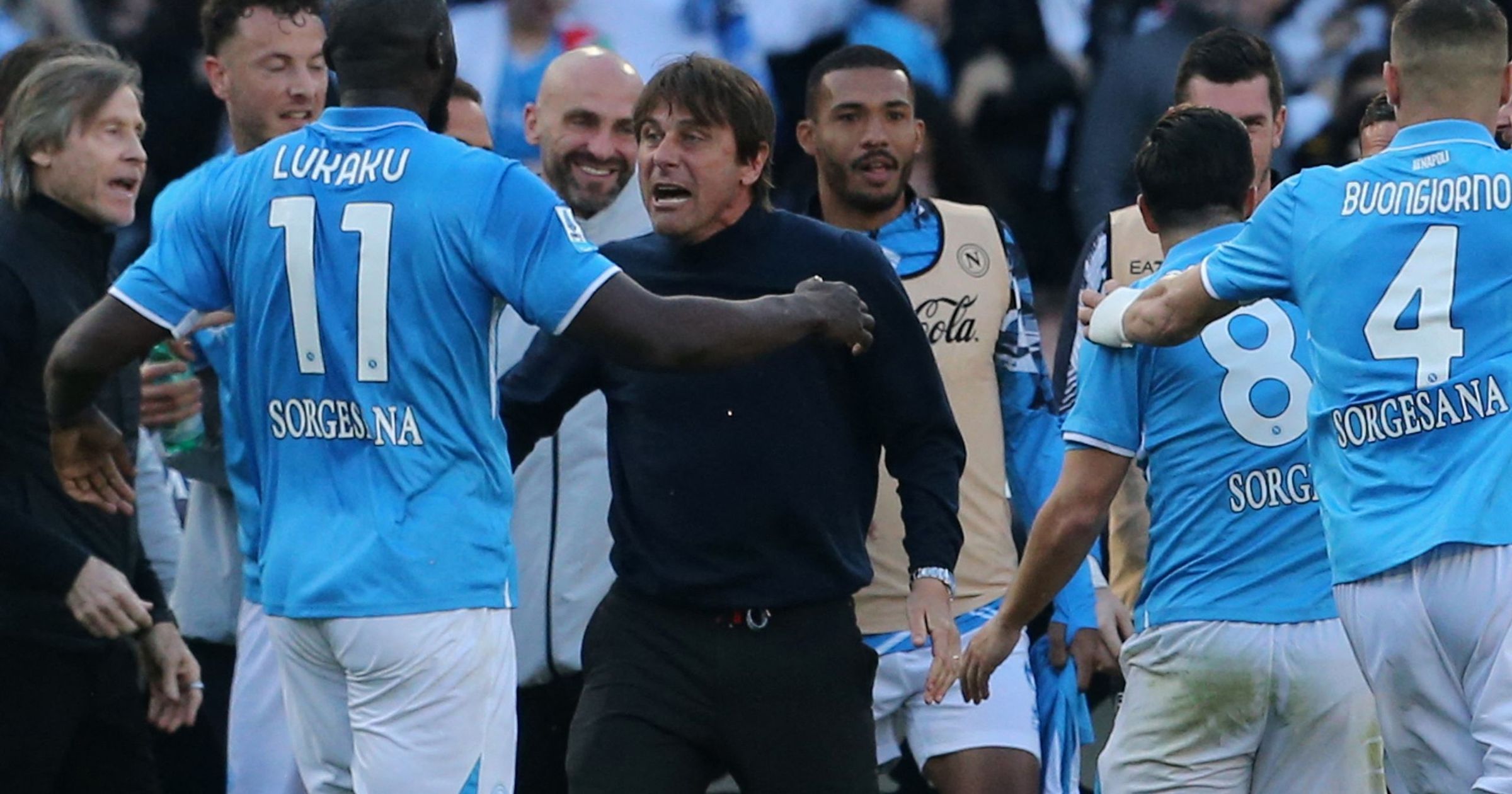 Napoli, Conte: "Rimangono 10 finali. Coreografia 'anima e core'? Non ...