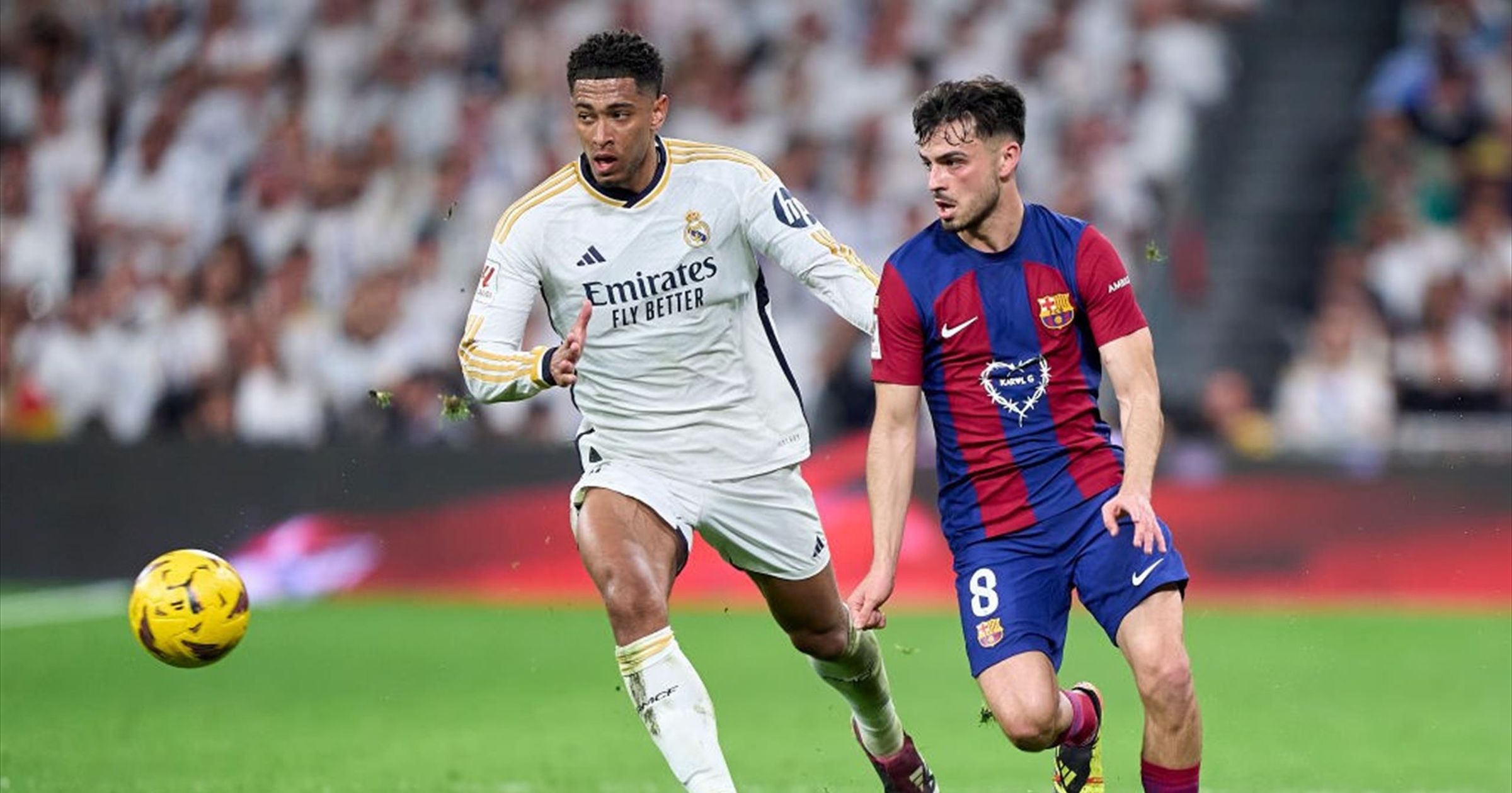 Liga - Jude Bellingham donne la victoire au Real face au Barça dans un ...