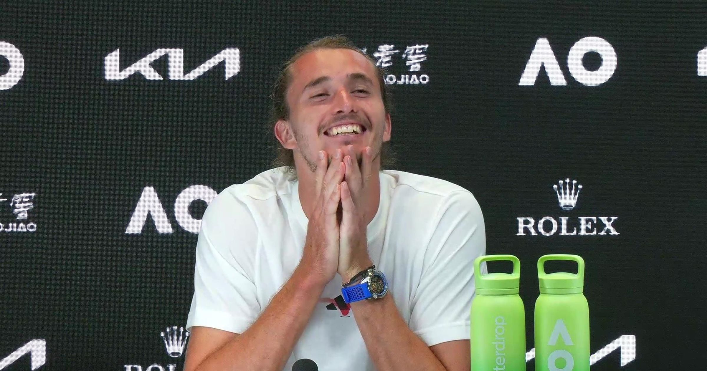 Australian Open: Alexander Zverevs pressekonferanse avbrutt av Novak ...