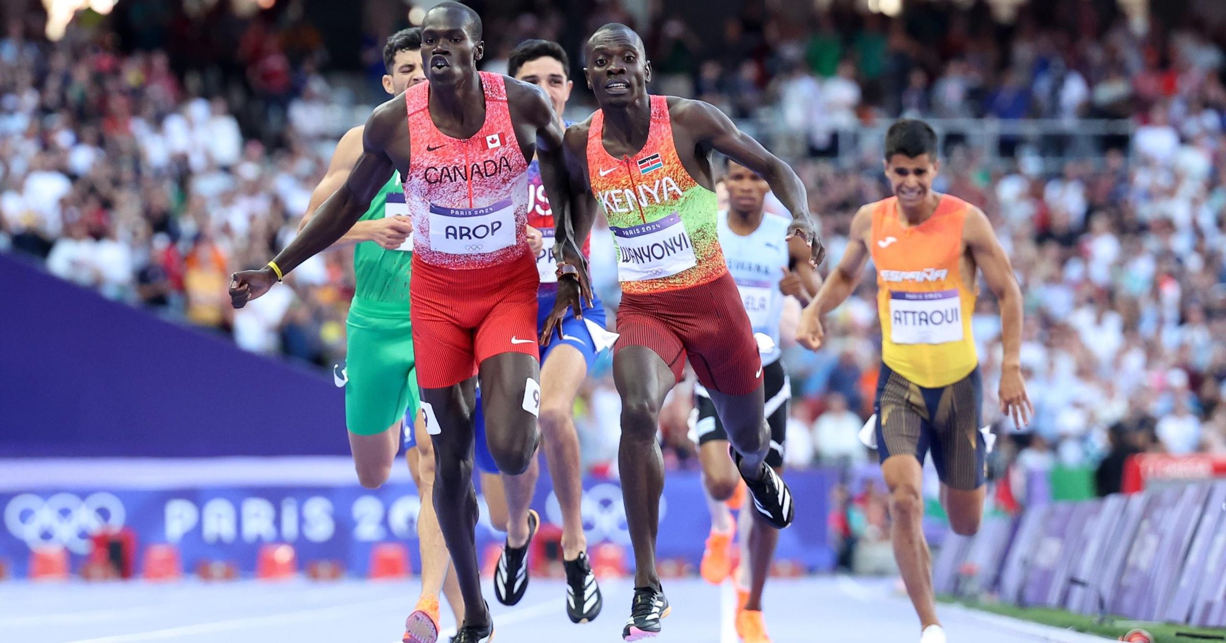 Attaoui finaliza quinto en una vibrante final de los 800 metros ...