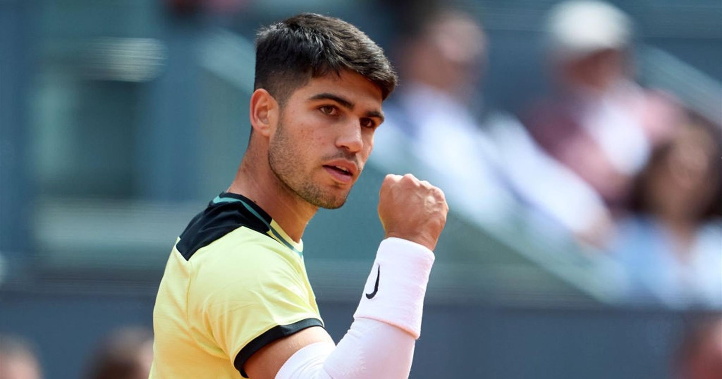 Masters 1000 Madrid : Carlos Alcaraz presque rassuré : "Mon bras ? J'y ...