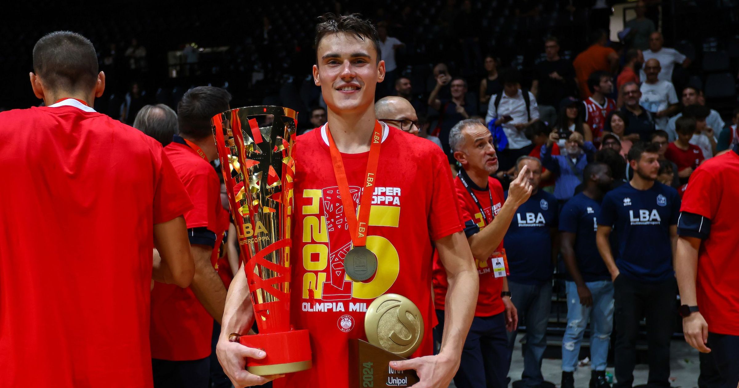 Nenad Dimitrijevic, MVP di Supercoppa all'esordio con l'Olimpia Milano ...