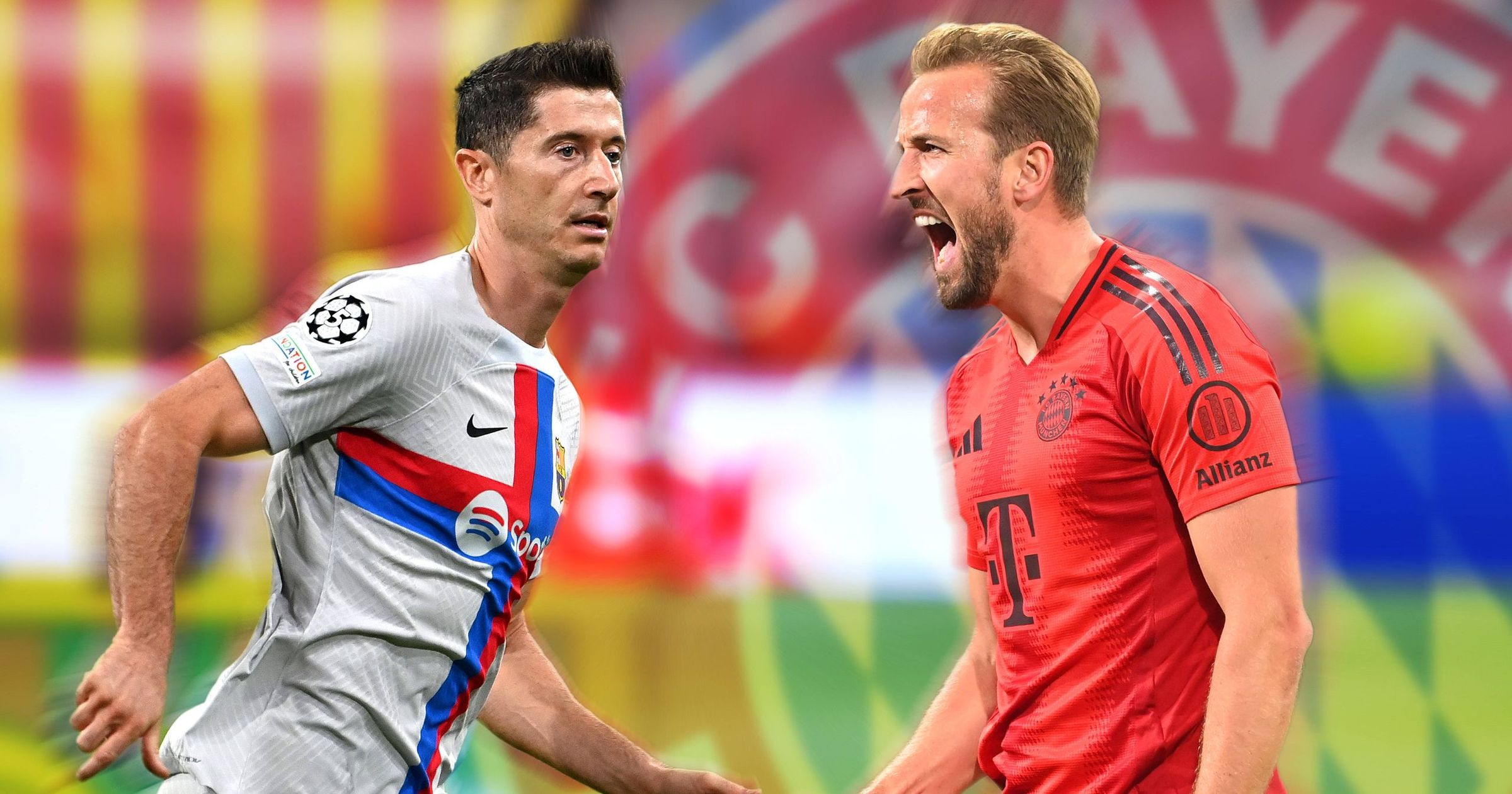 Champions League: Harry Kane gegen Robert Lewandowski - Vergleich der ...