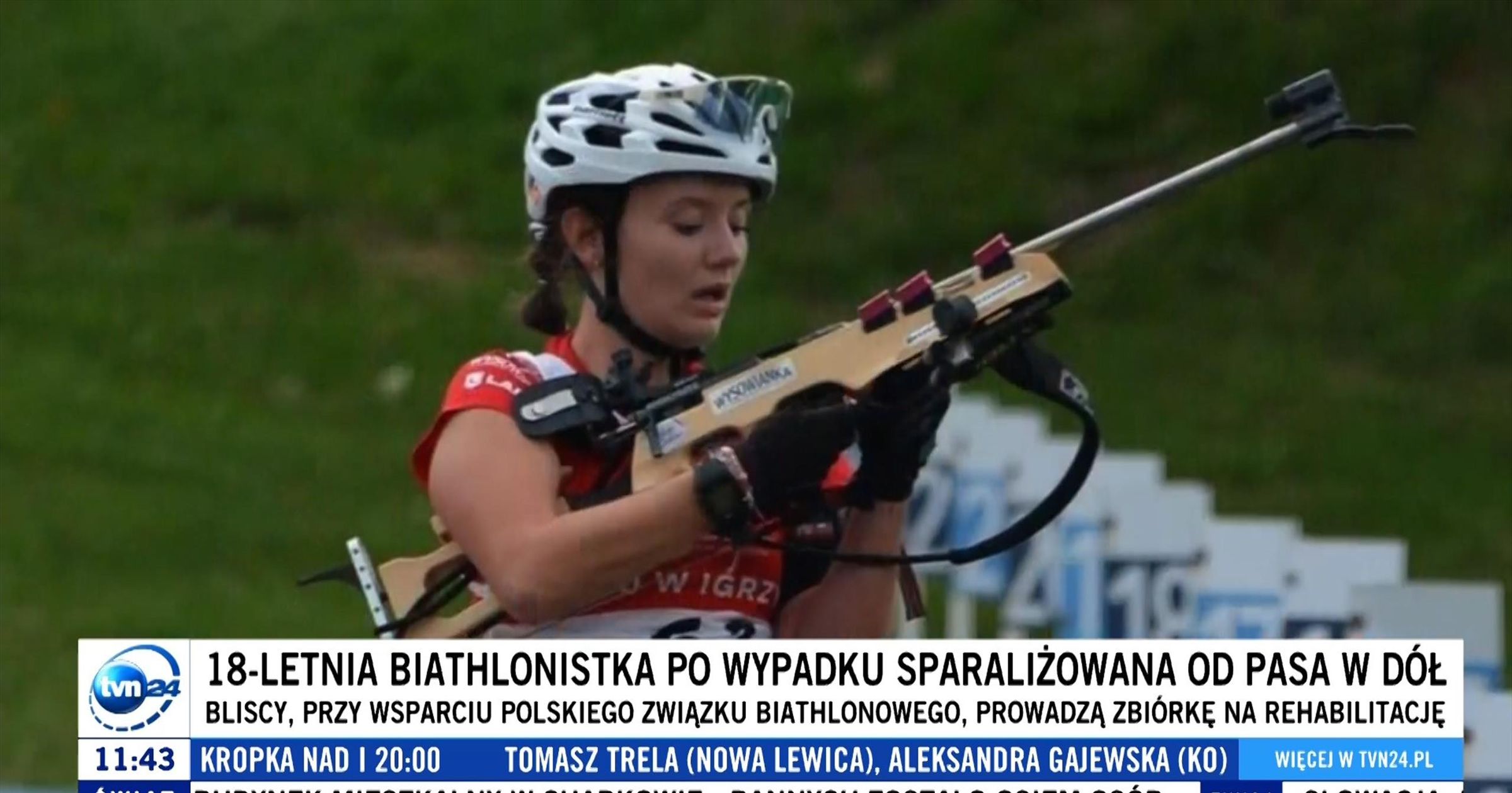 18-letnia biathlonistka Milena Widlak uległa poważnemu wypadkowi (tvn24 ...