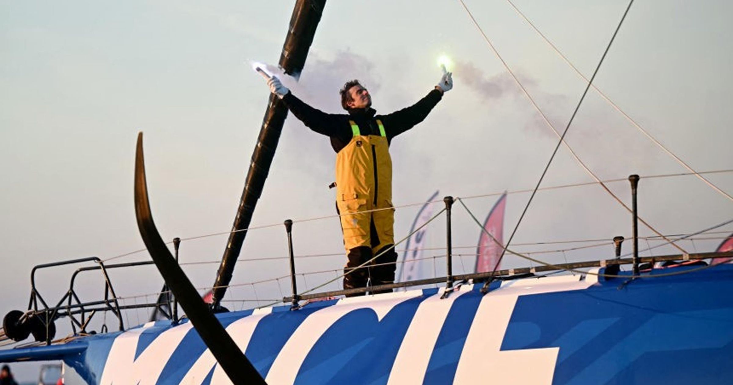 'At his peak!' - Charlie Dalin smashes record as he wins Vendee Globe ...