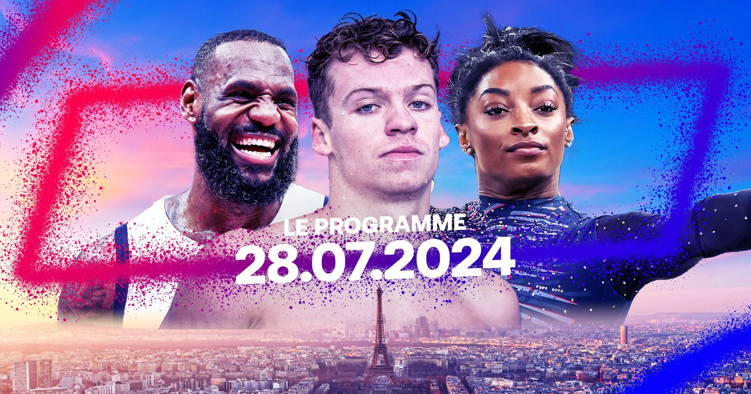 Paris 2024 I Le programme 28 juillet : Léon Marchand, Romain Cannone ...