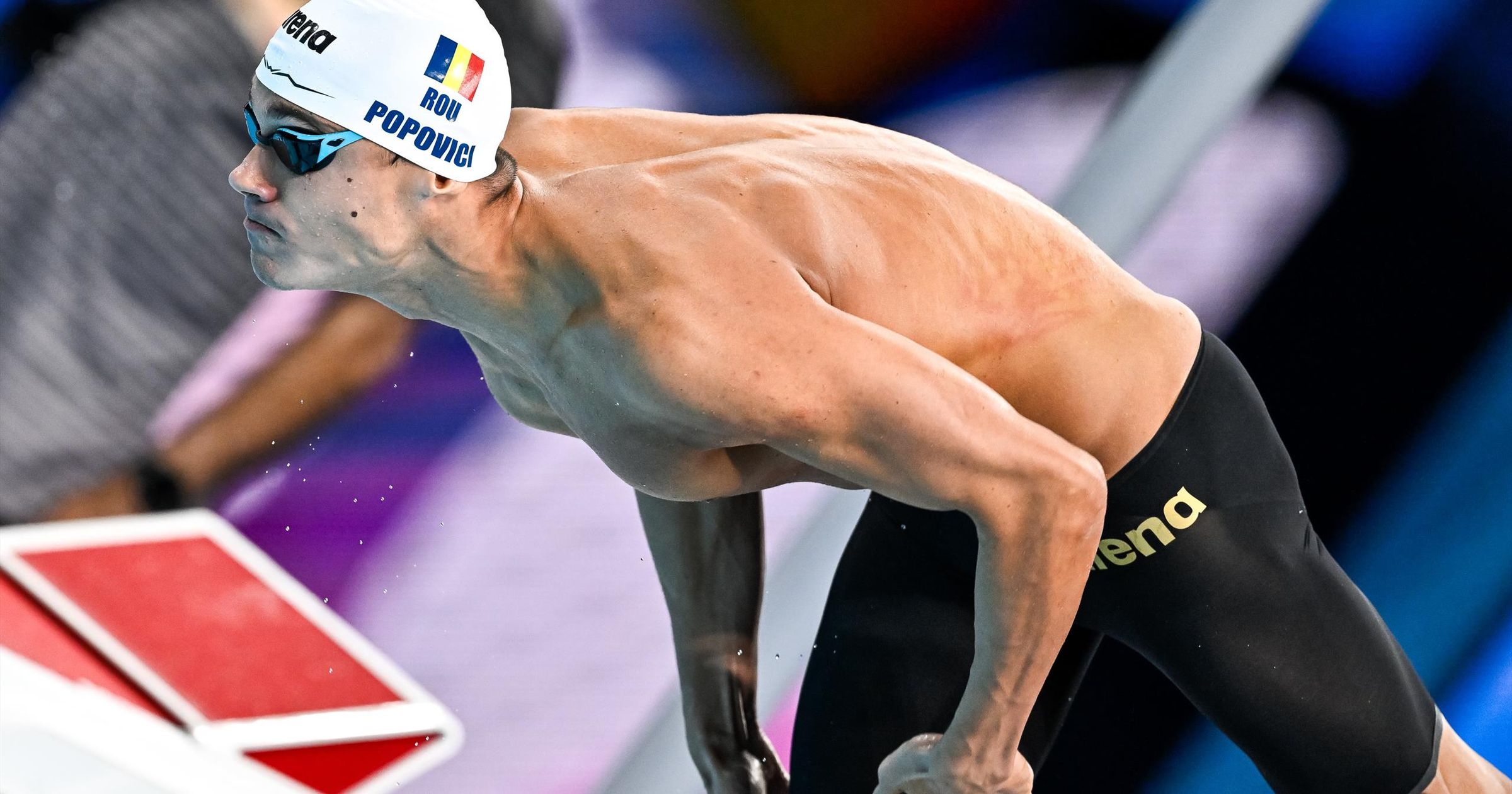 Paris 2024: Ion Țiriac a văzut din tribune cursa lui David Popovici de ...