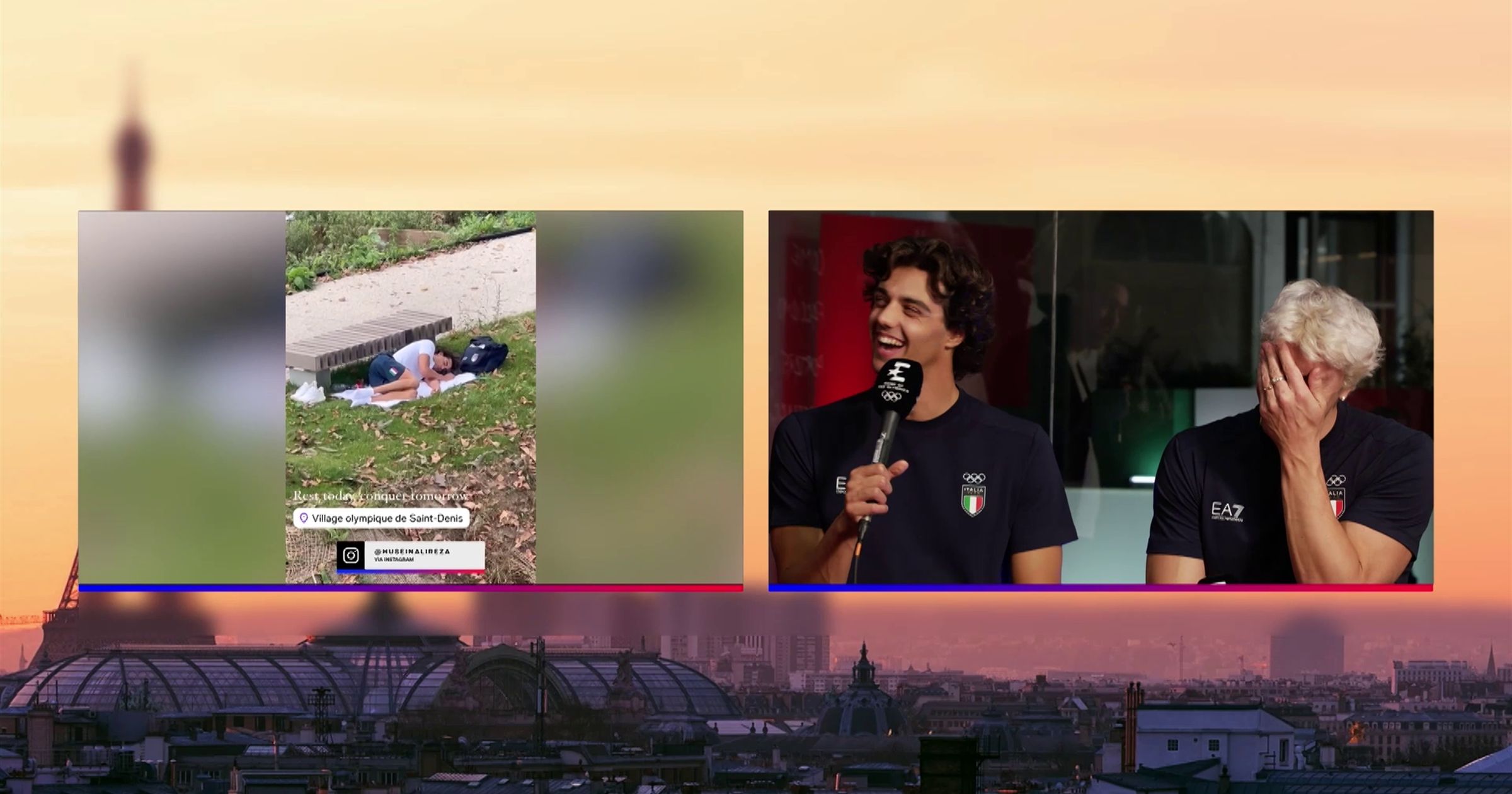 Thomas Ceccon: "Dormo sul prato perché i letti del Villaggio olimpico ...