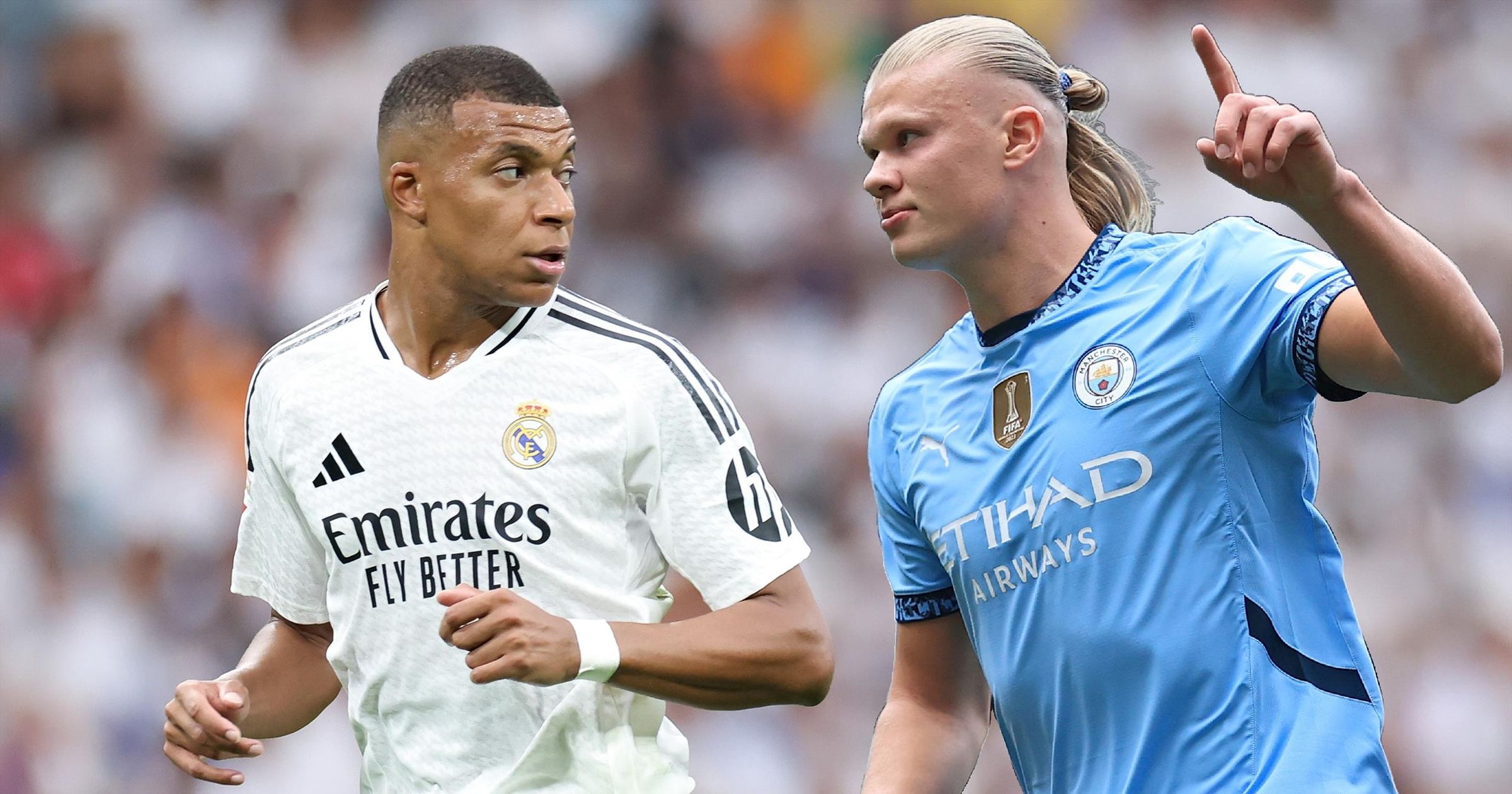 Avant Manchester City - Real Madrid : Kylian Mbappé - Erling Haaland ...