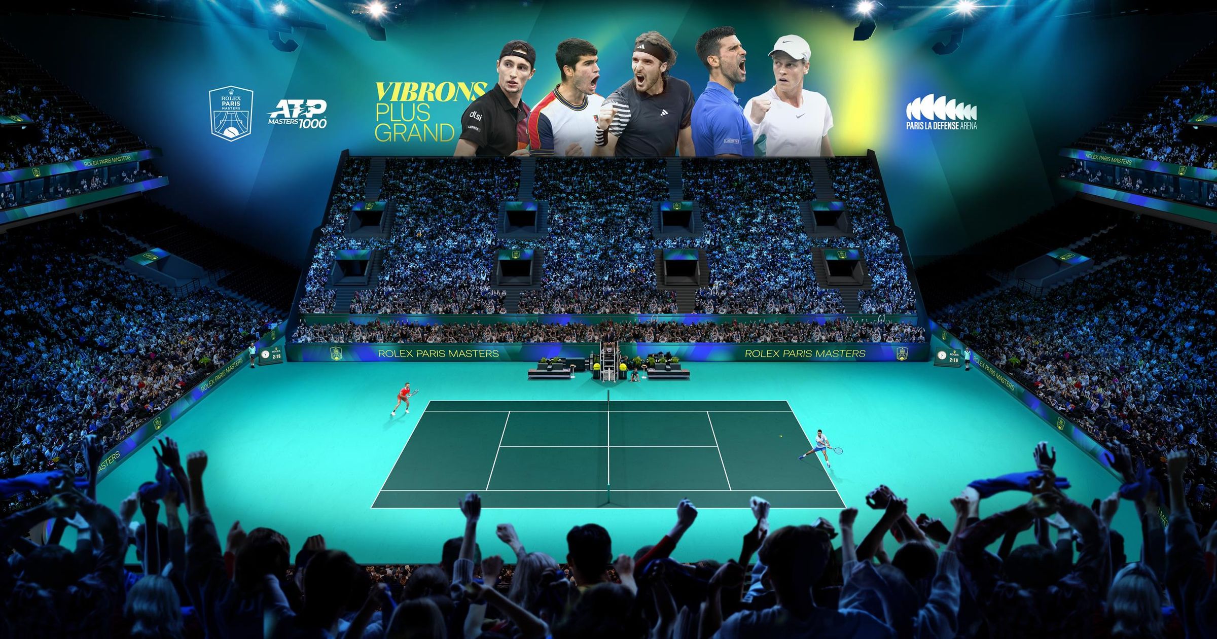 4 courts et 16 500 places pour le central : Cap sur Paris La Défense ...