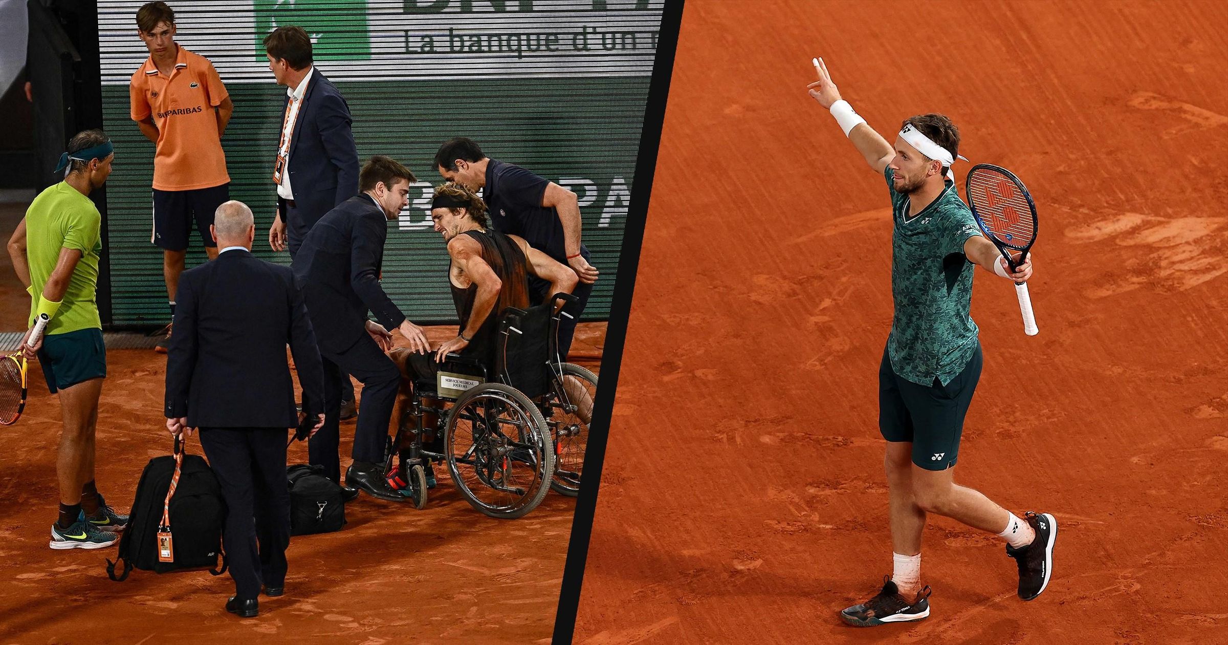 French Open - so lief das Halbfinale: Zverev scheidet bitter gegen ...