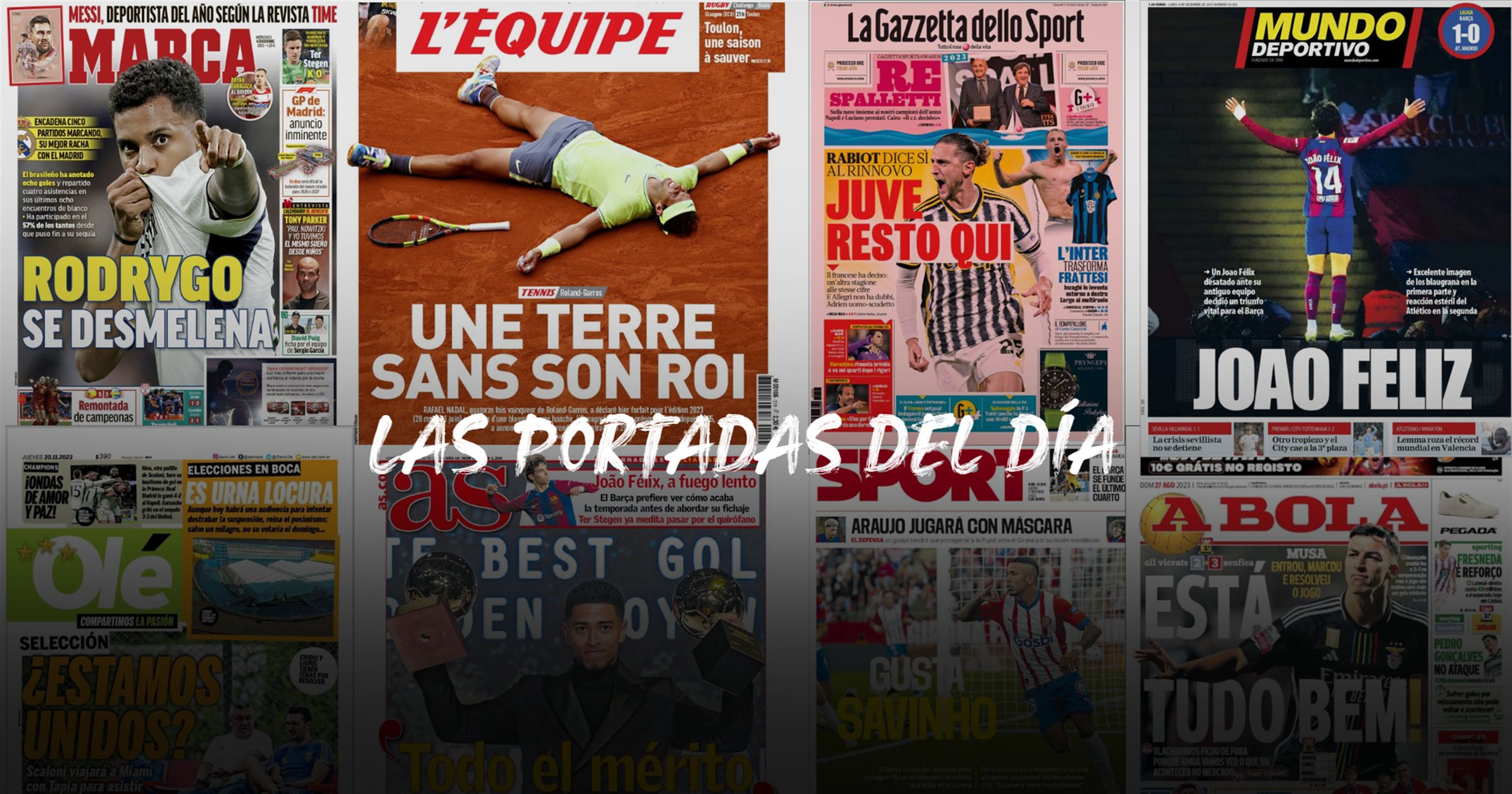 Las portadas del domingo: "Killer Mbappé", "Magnifique" y "Operación ...
