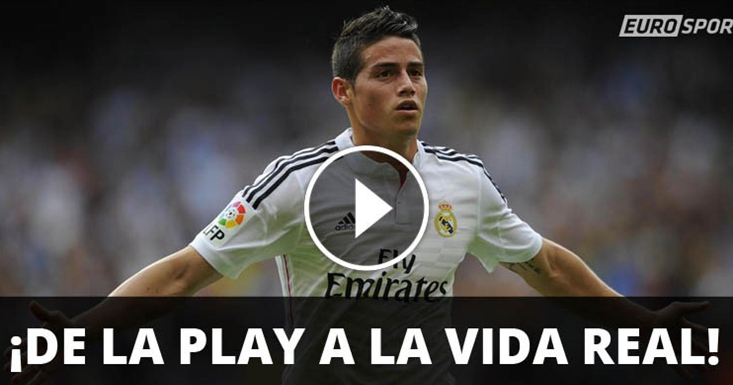 James marca el mismo gol en la Play... ¡y en la vida real! - Eurosport