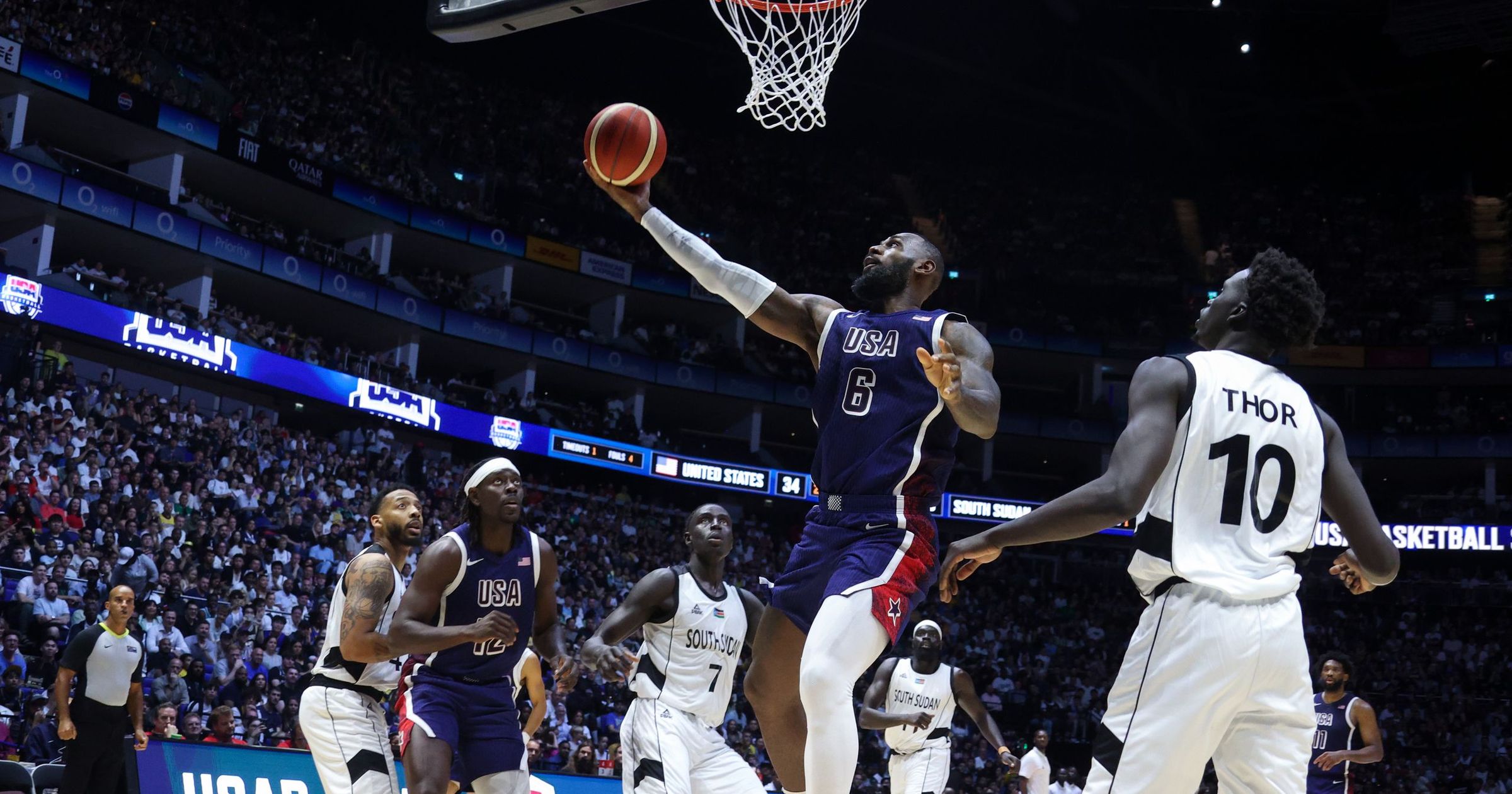 LeBron James salva Team USA: piegato 101-100 un fantastico Sud Sudan ...