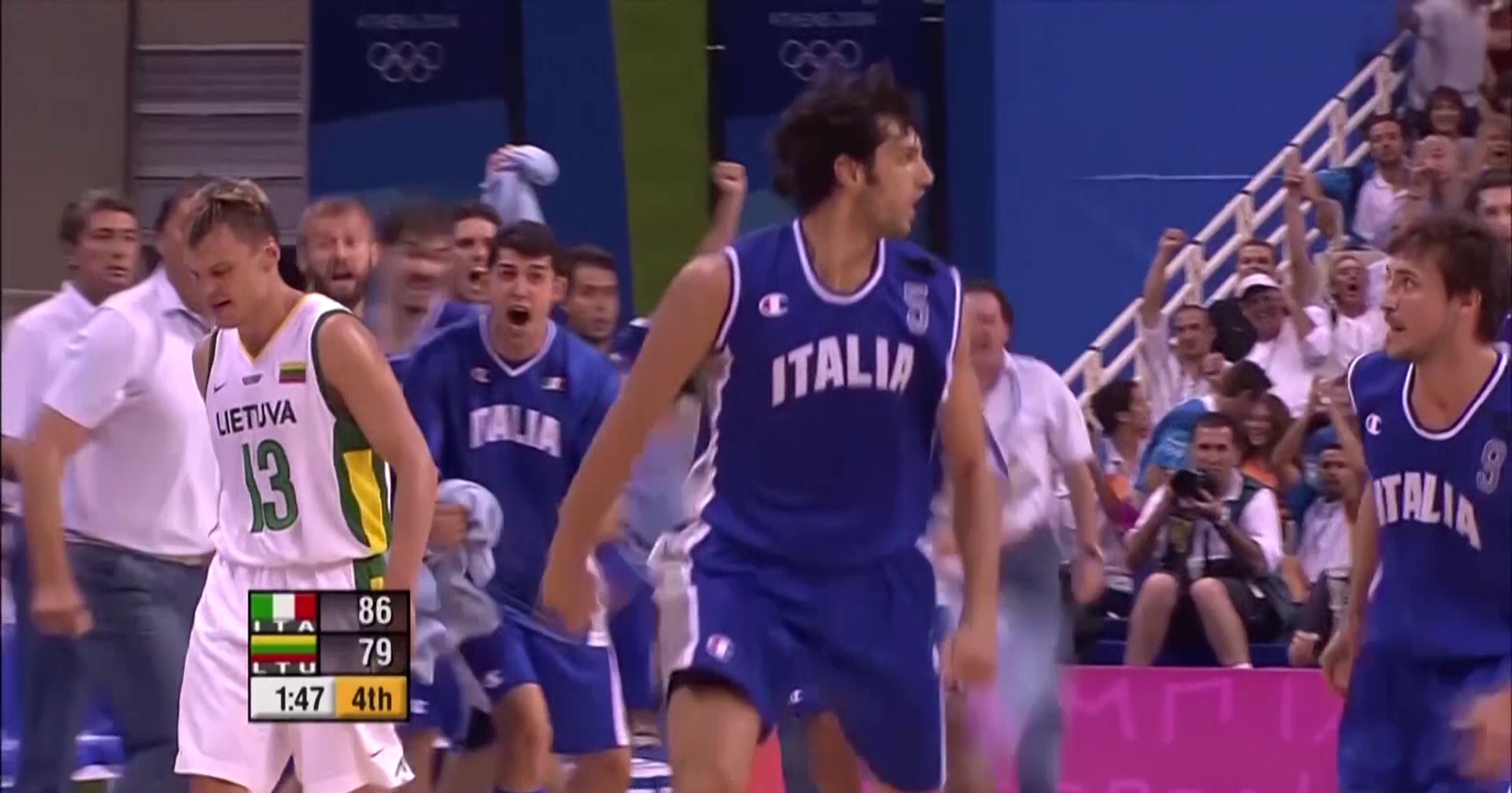 Olimpiadi Atene 2004 - Gianluca Basile fa impazzire la Lituania: 31 punti e Italia in finale ...