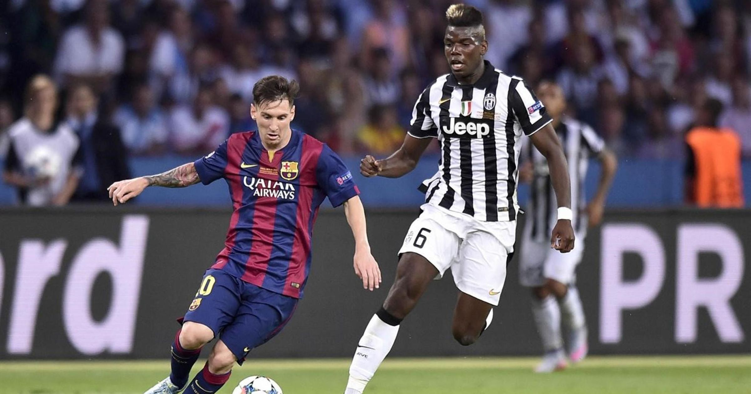Pogba a Messi: "Vorrei giocare con te al Barcellona" - Eurosport