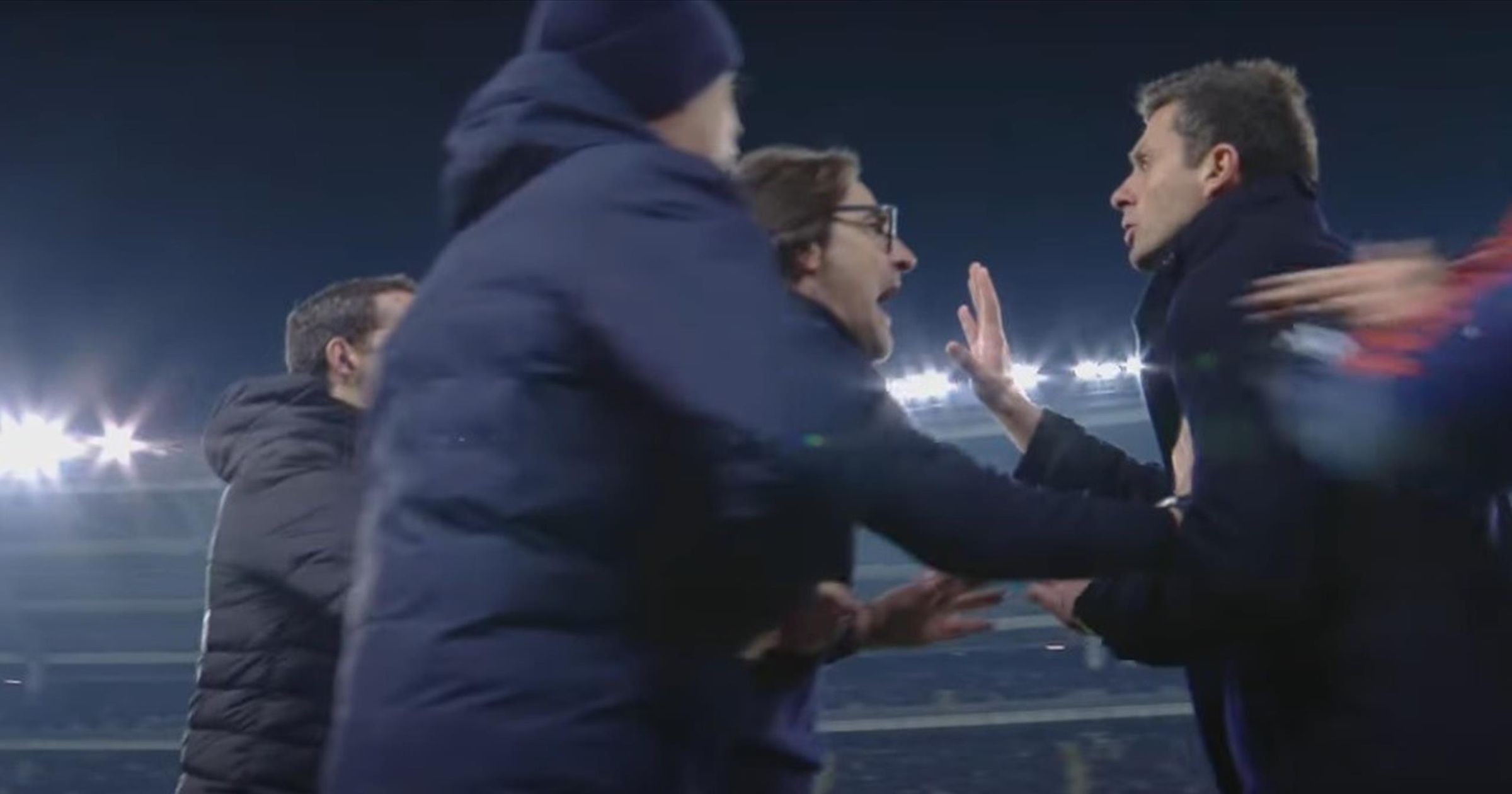 Espulsi Thiago Motta e Vanoli dopo una rissa, gol annullato a Nico ...