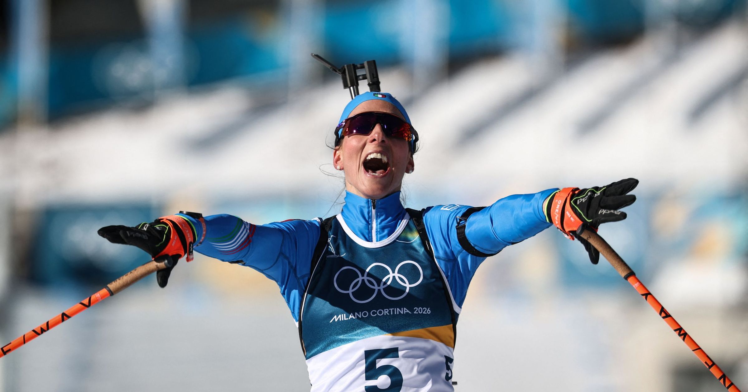 Lisa Vittozzi vince la medaglia d'oro nell'Inseguimento di Anterselva ...