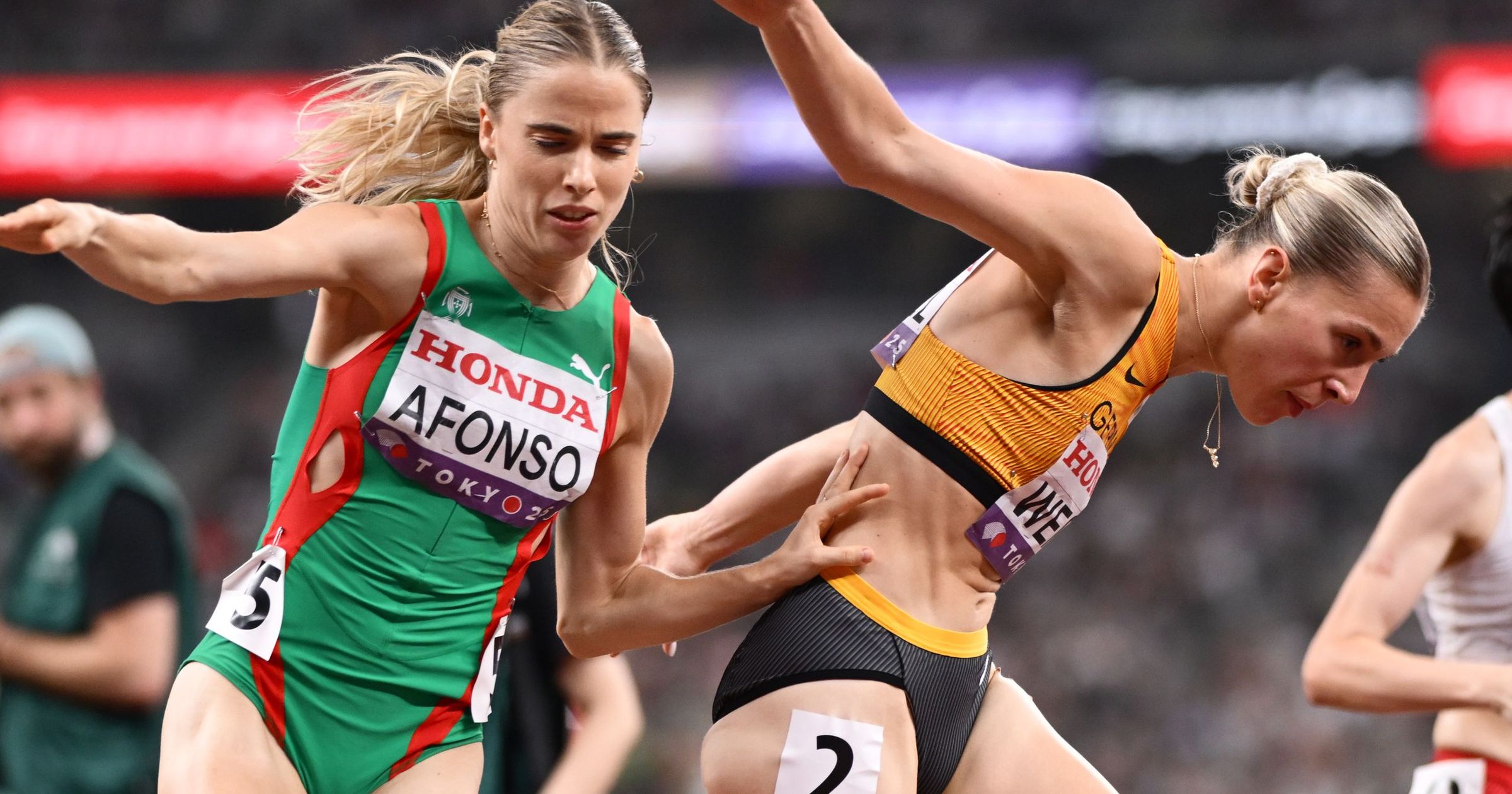 Leichtathletik-WM - Nele Weßel rückt nach Rempelei ins 1500-m-Finale ...