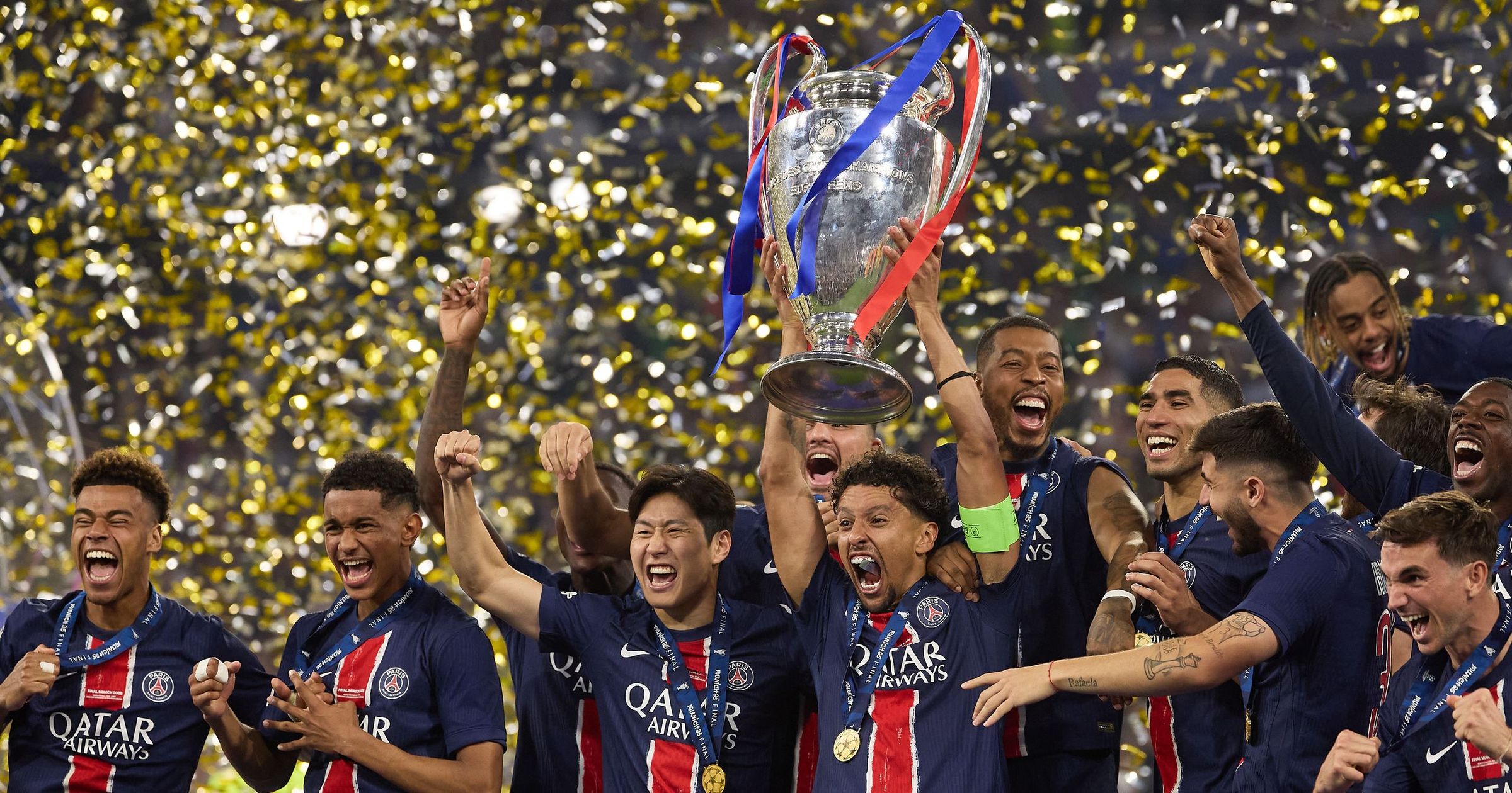 Le PSG décroche sa première Ligue des champions en humiliant l'Inter ...