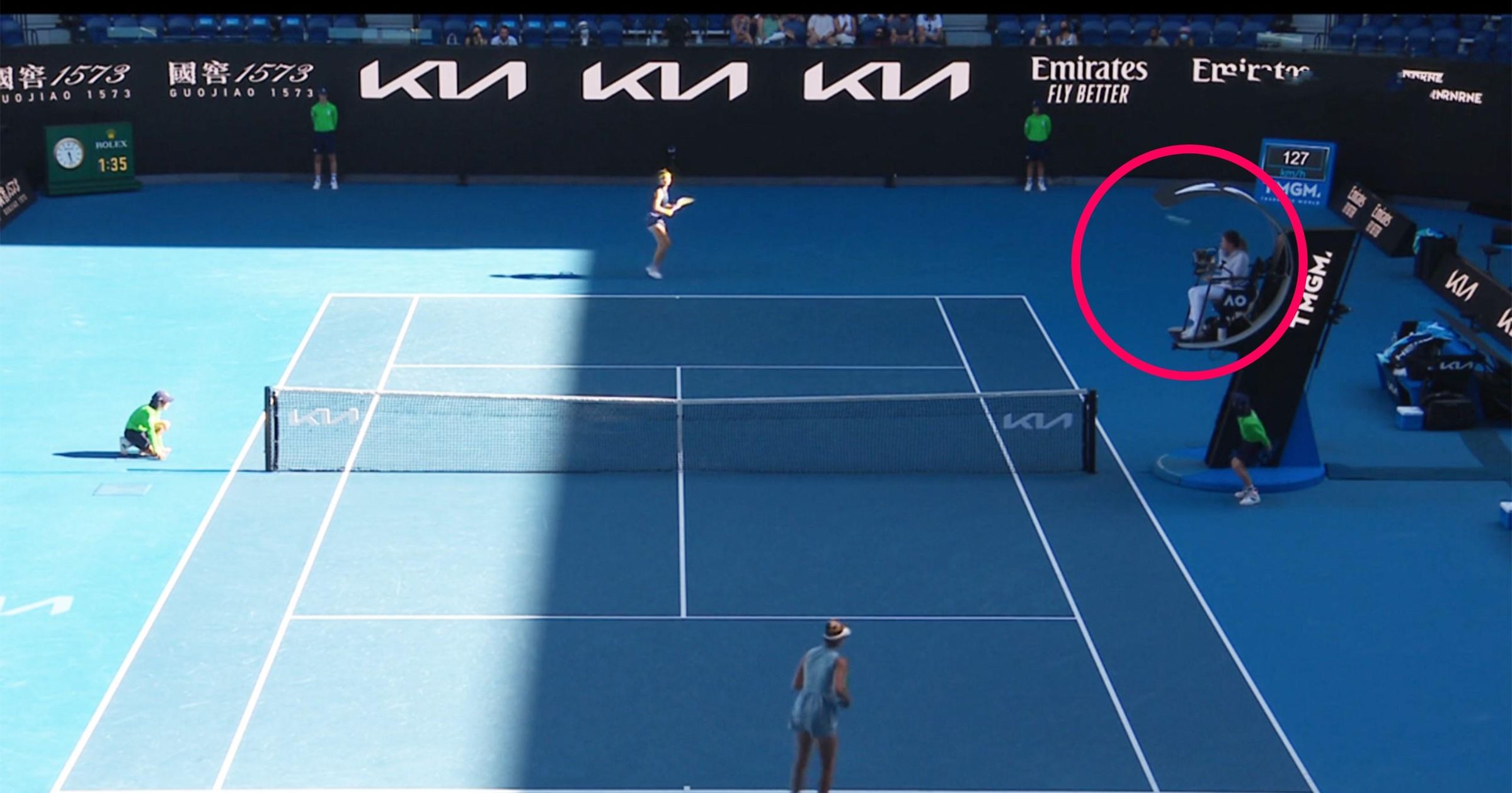 Australian Open: Muchova schießt Schiedsrichterin Azemar Engzell im ...