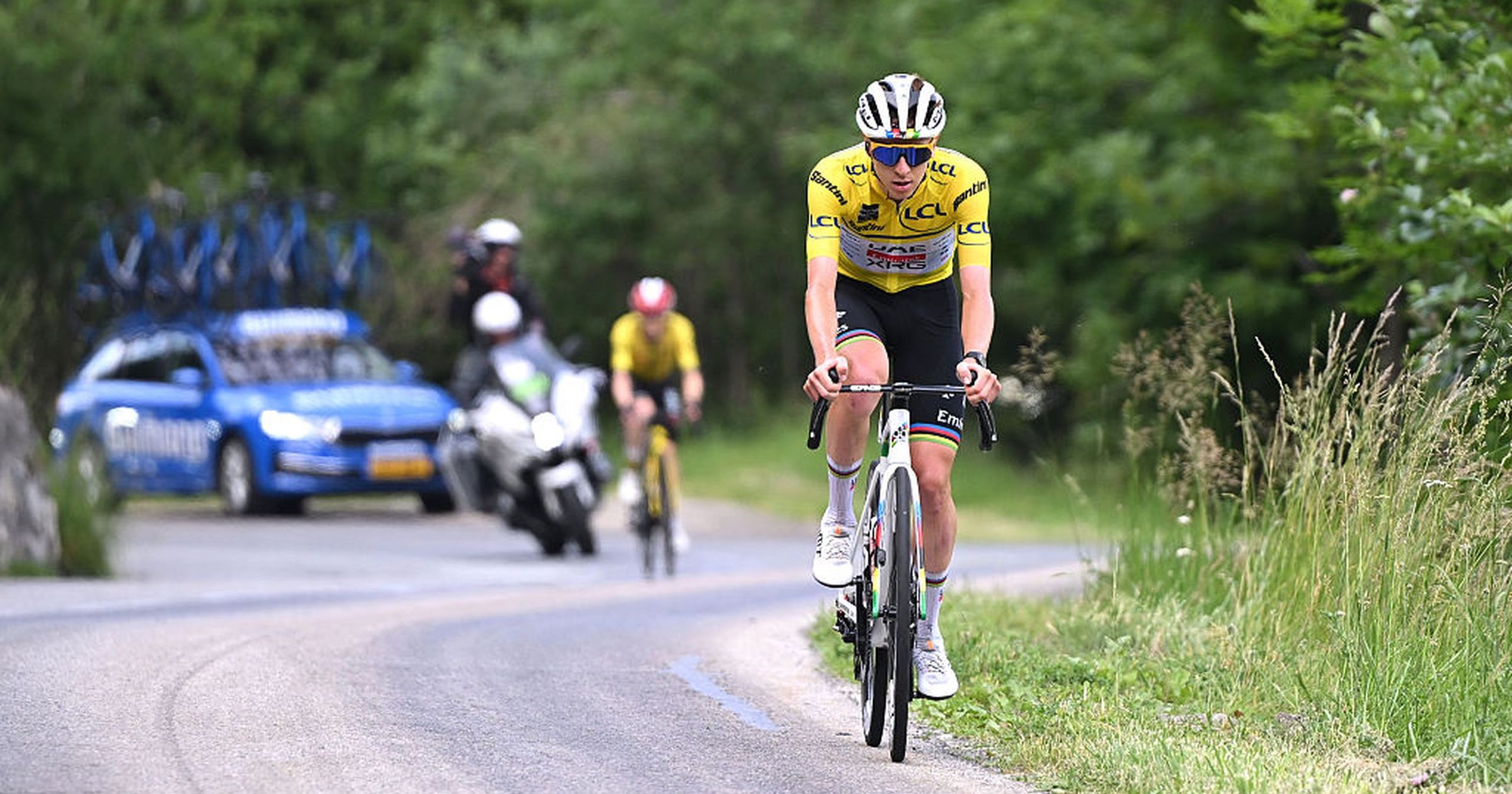 Critérium du Dauphiné : Tadej Pogacar, vainqueur de la 7e étape, n ...