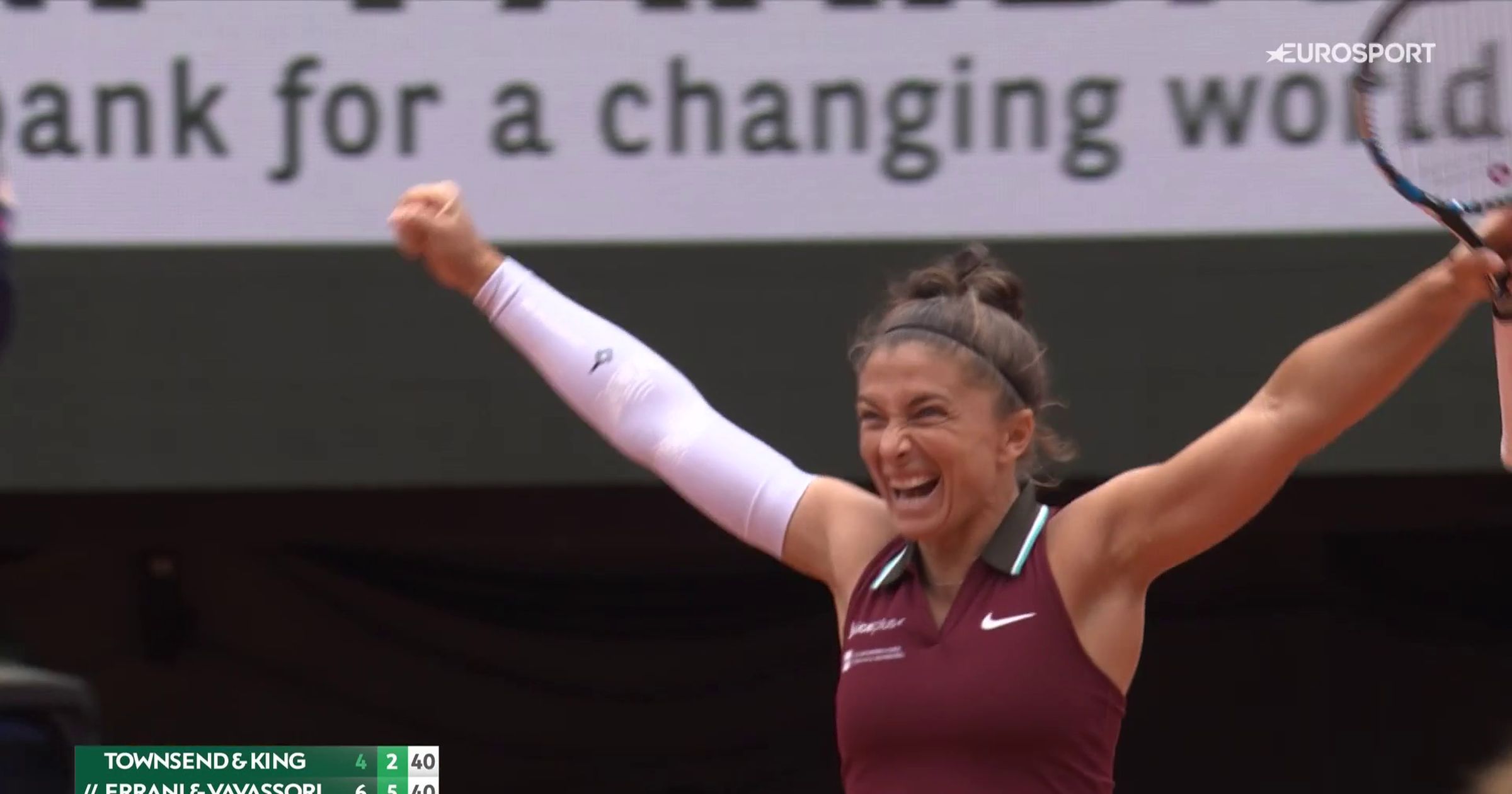 Sara Errani/Andrea Vavassori campioni del doppio misto a Parigi! Rivivi ...