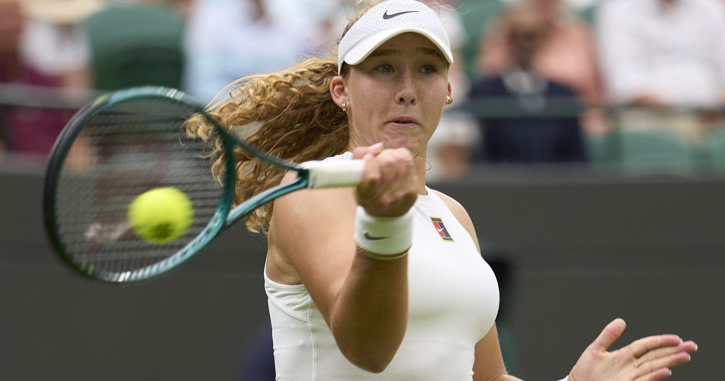 Mirra Andreeva heeft geen idee dat ze kwartfinale Wimbledon bereikt ...